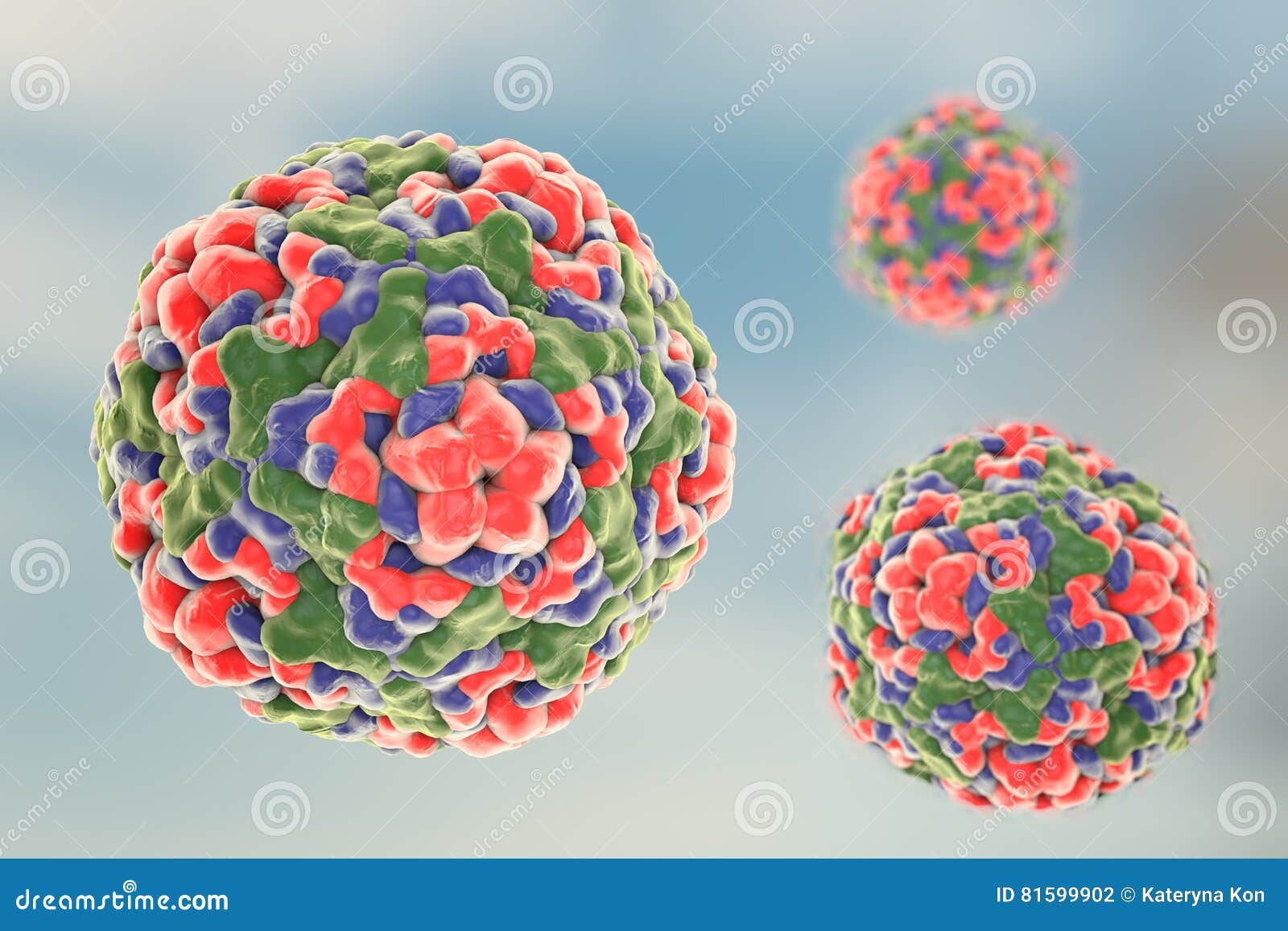 Enterovirus D68 Which Causes Respiratory Infections in Children Stock ...