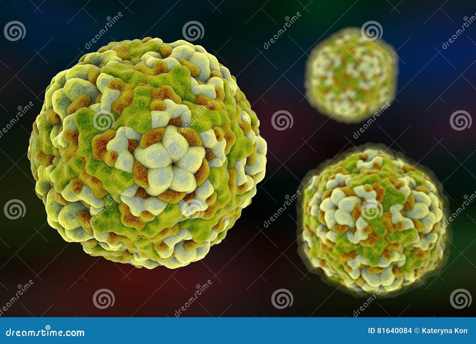 Enterovirus D68 Which Causes Respiratory Infections in Children Stock ...