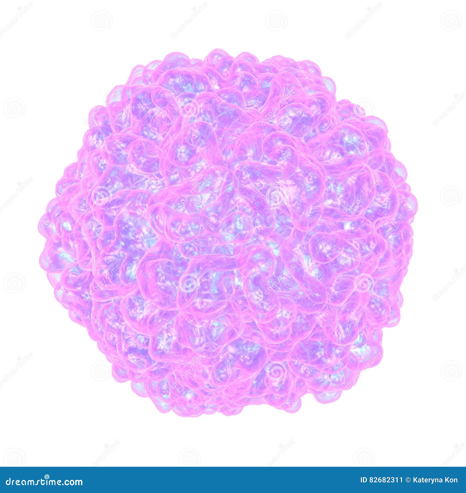 Enterovirus 71 Which Causes Hand-foot-and-mouth Disease Stock ...