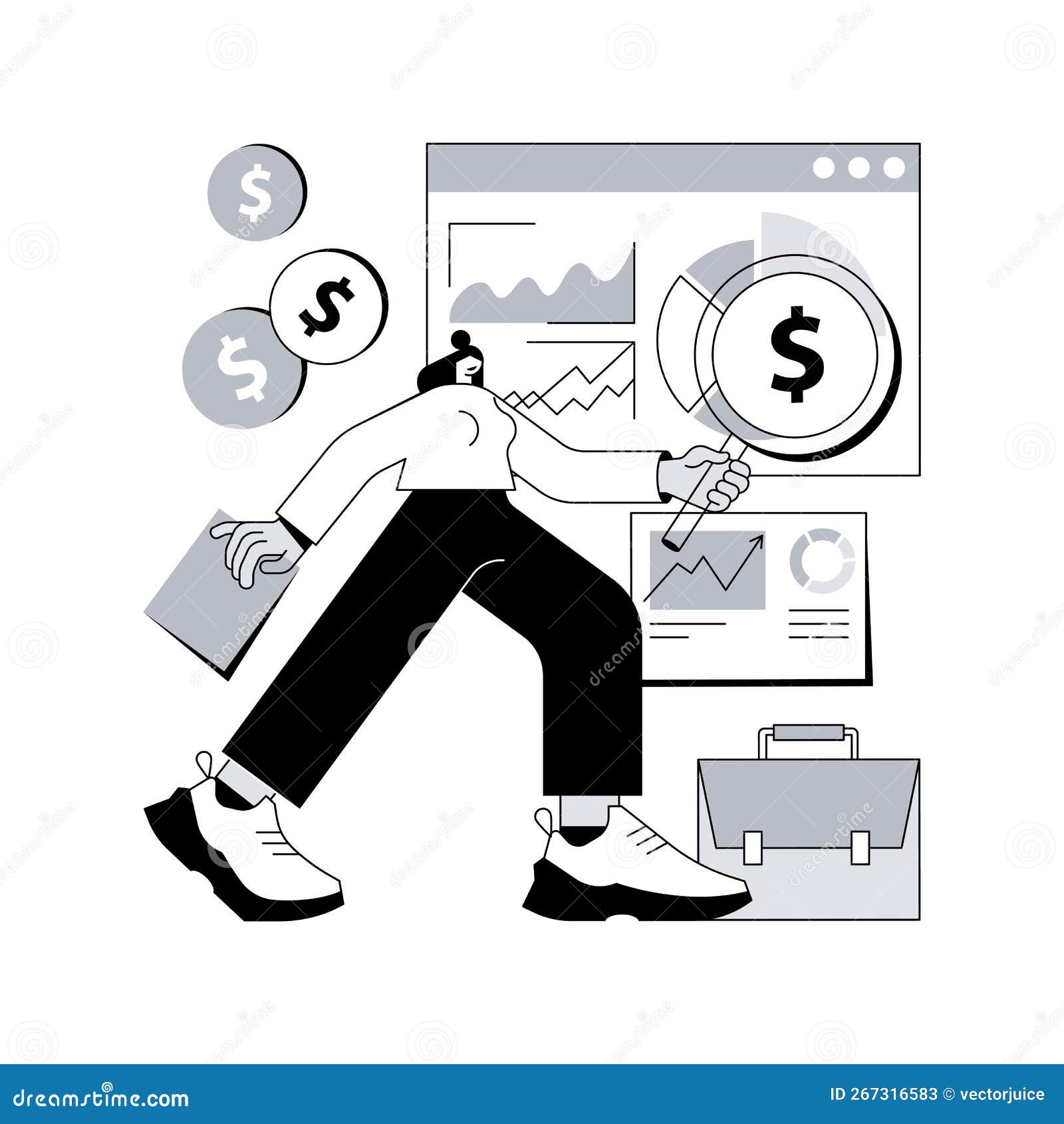 Enterprise Accounting Abstract Concept Vector Illustration Stock Vector ...