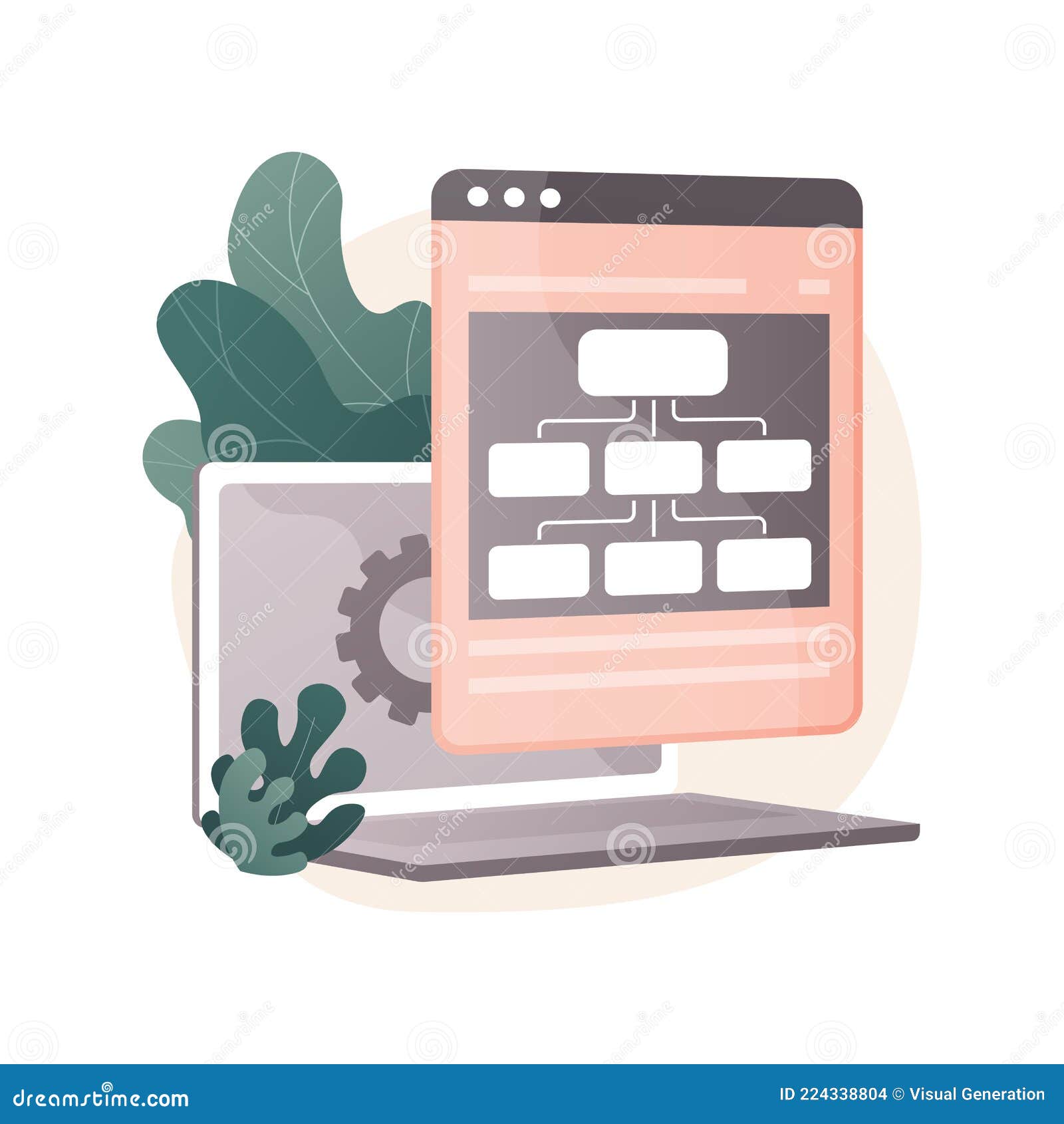 Enterprise Architecture Abstract Concept Vector Illustration. Stock ...