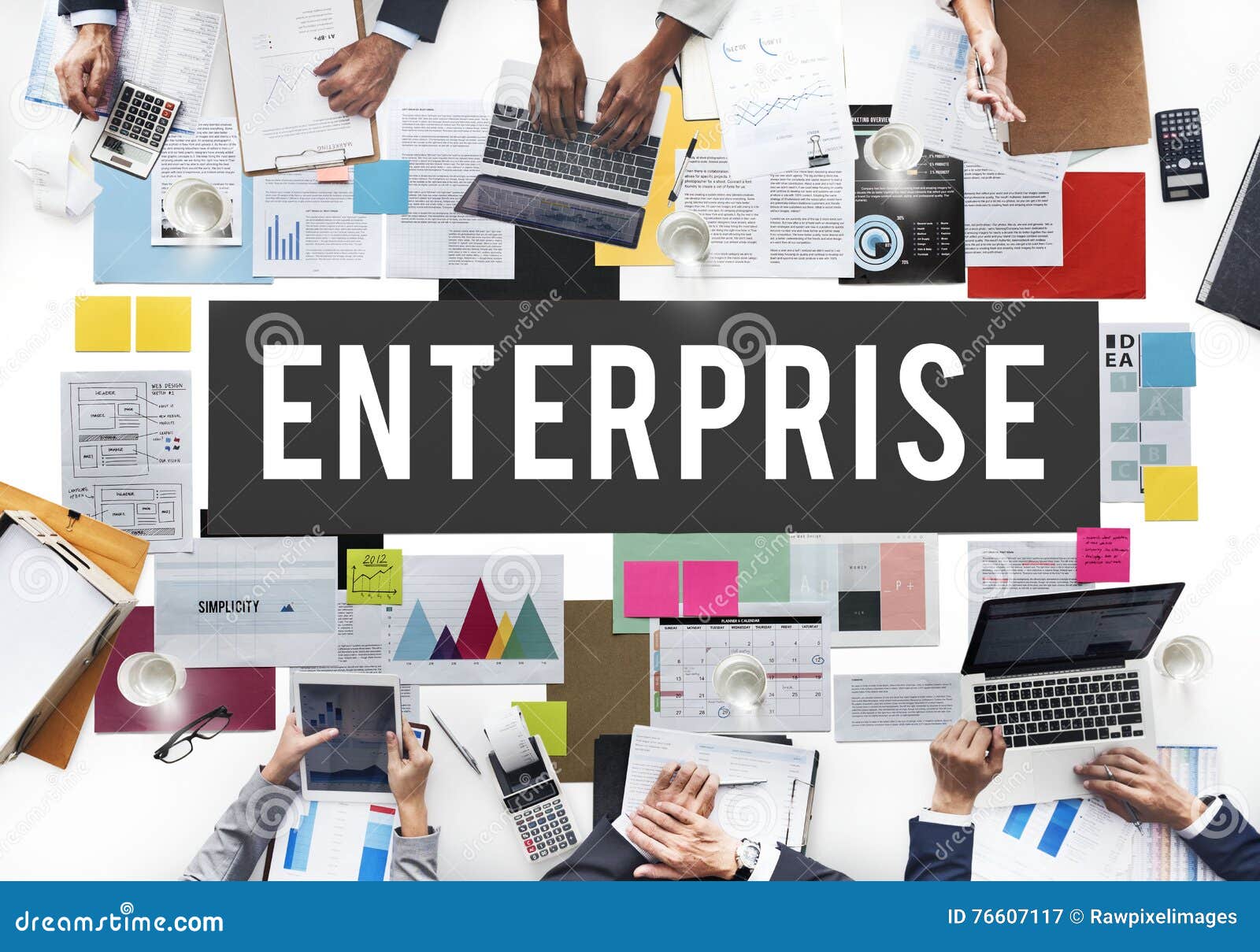 Enterprise Campaign Company Franchise Plan Concept Stock Image - Image ...