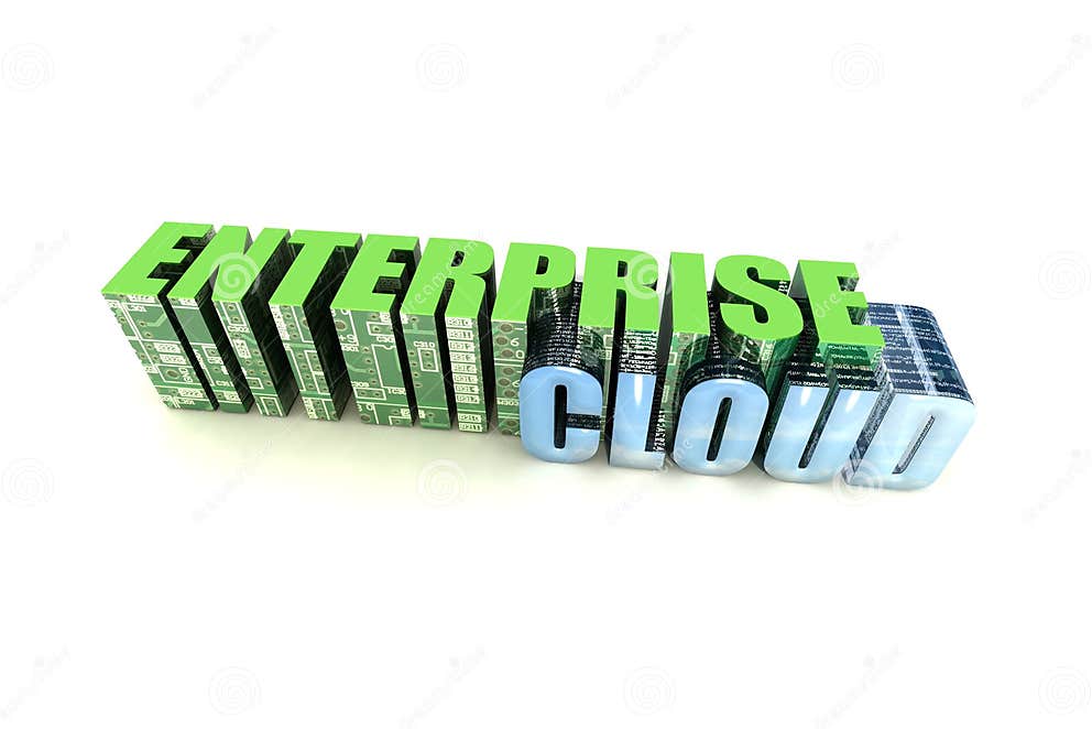 Enterprise Cloud stock photo. Image of infrastructure - 18891742