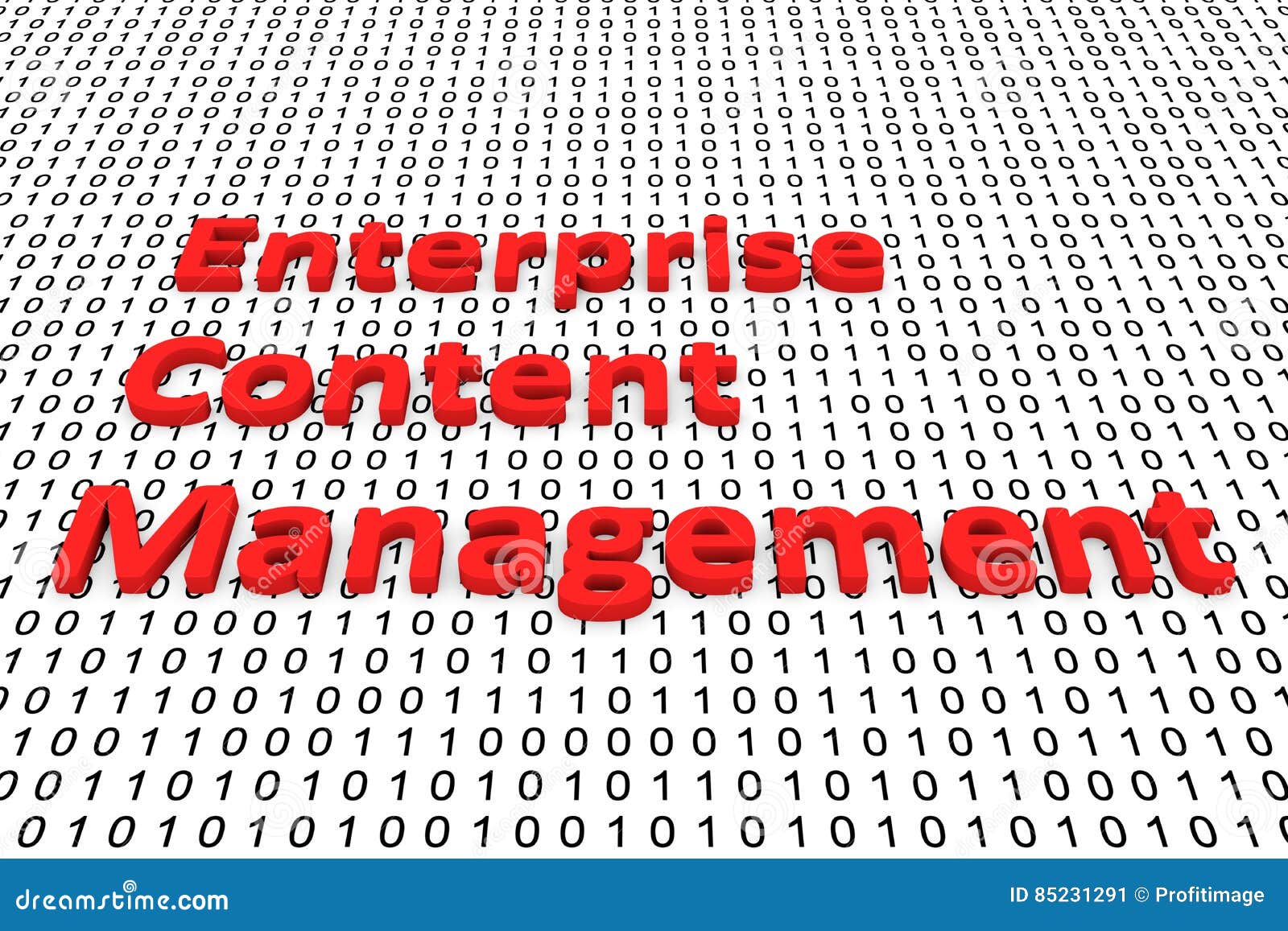 Enterprise Content Management Stock Illustration - Illustration of ...