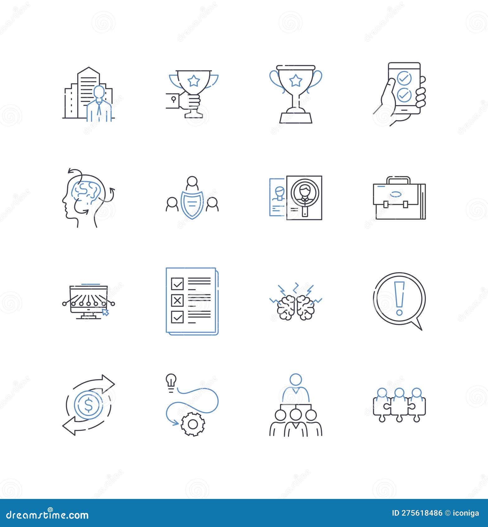 Enterprise Evolution Line Icons Collection. Growth, Adaptation ... Enterprise Evolution Line Icons Collection. Growth, Adaptation ...