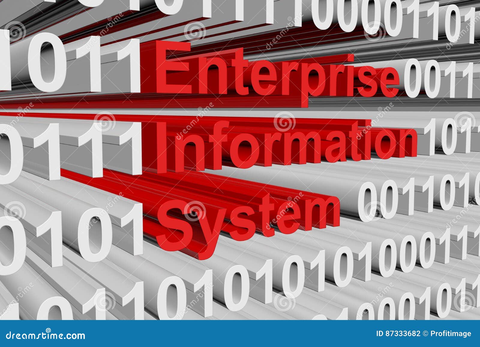 Enterprise Information System Stock Illustration - Illustration of ...