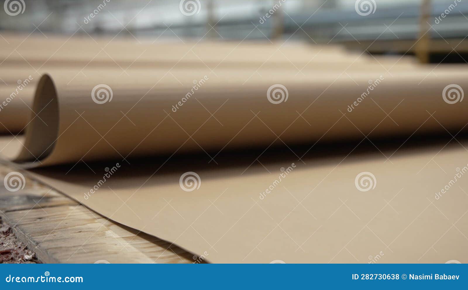 Enterprise for the Production of Cardboard Containers. Stock Footage ...