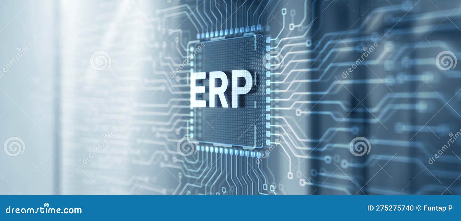 Enterprise Resource Planning ERP Corporate Concept. Abstract Background ...