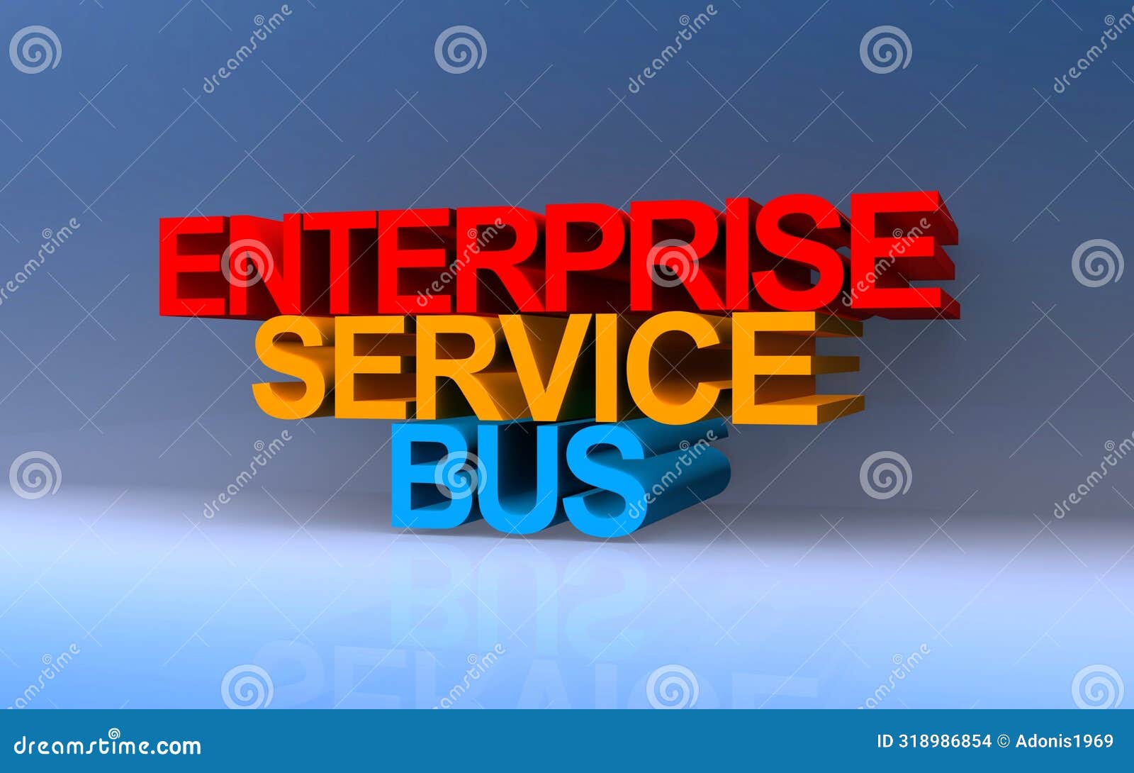 ESB - Enterprise Service Bus Acronym, Technology Concept Background ...