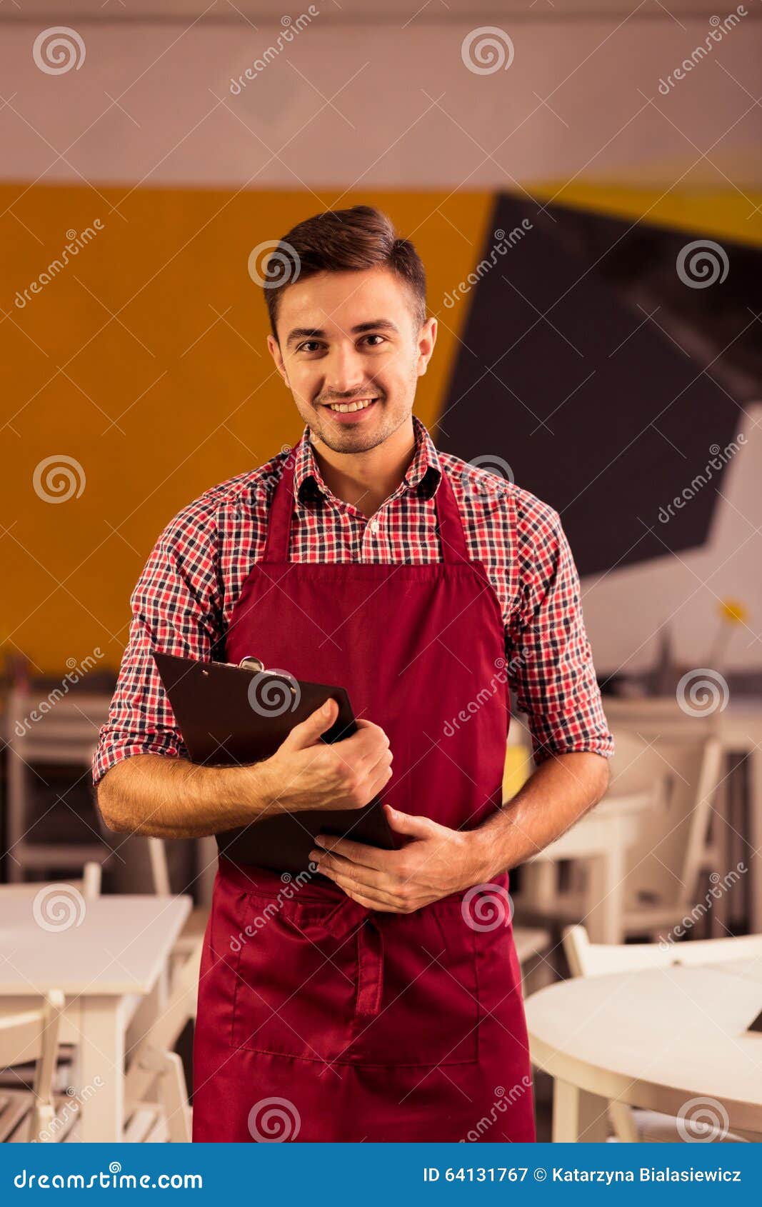 Enterprising Man Leading Small Business Stock Image - Image of ...
