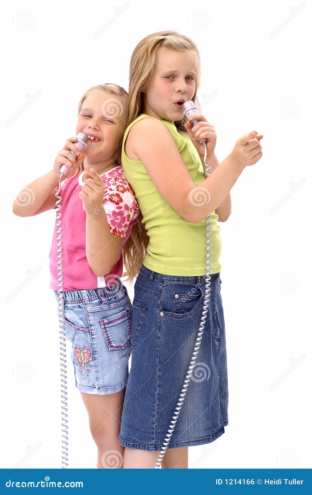 Entertaining girls stock photo. Image of shirt, hair, copy - 1214166