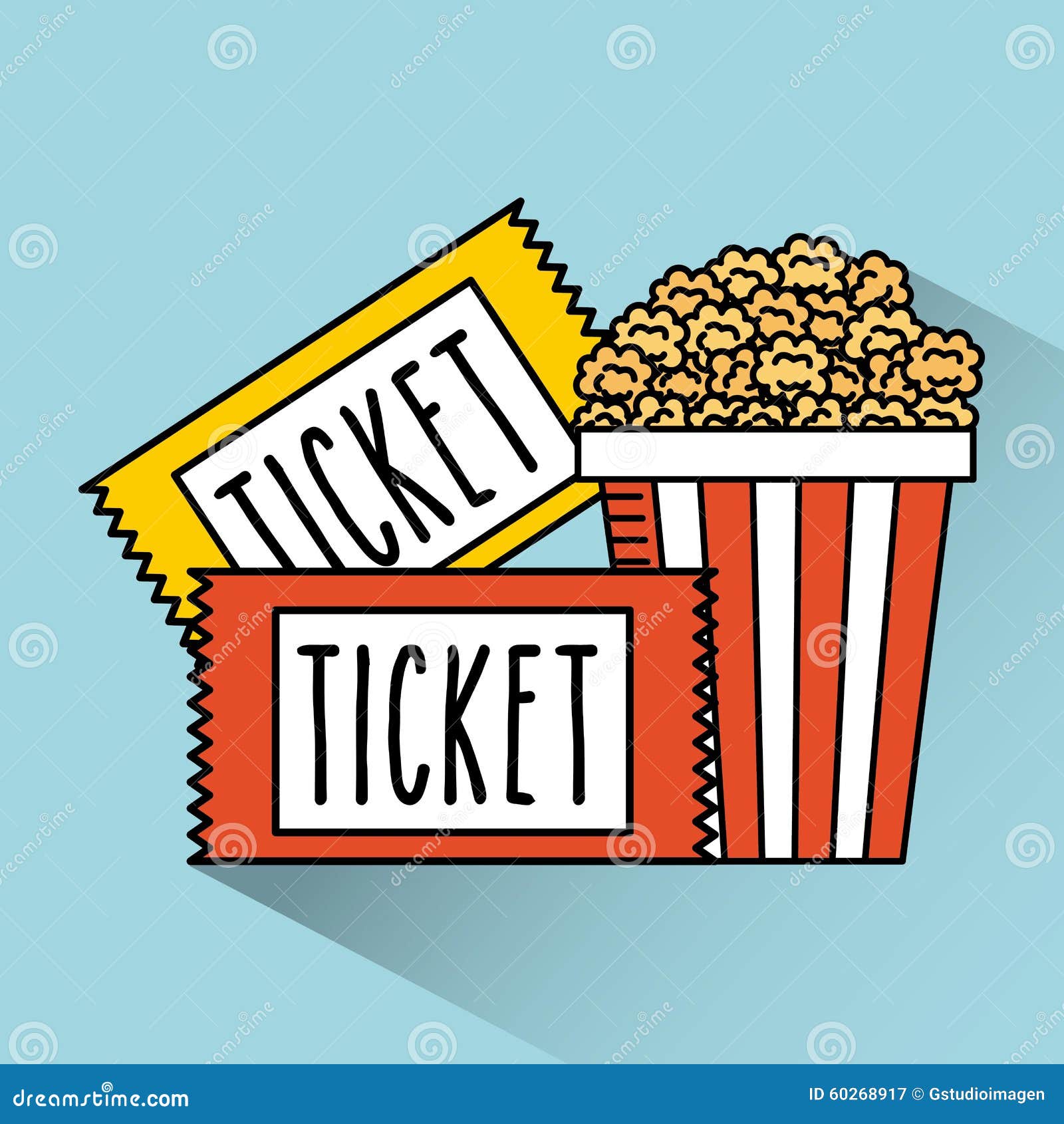 Entertaining movie stock vector. Illustration of background - 60268917