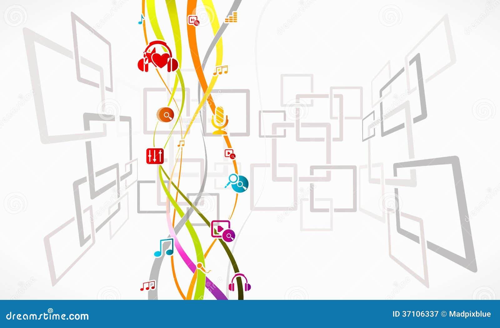 Entertainment stock vector. Illustration of abstract - 37106337