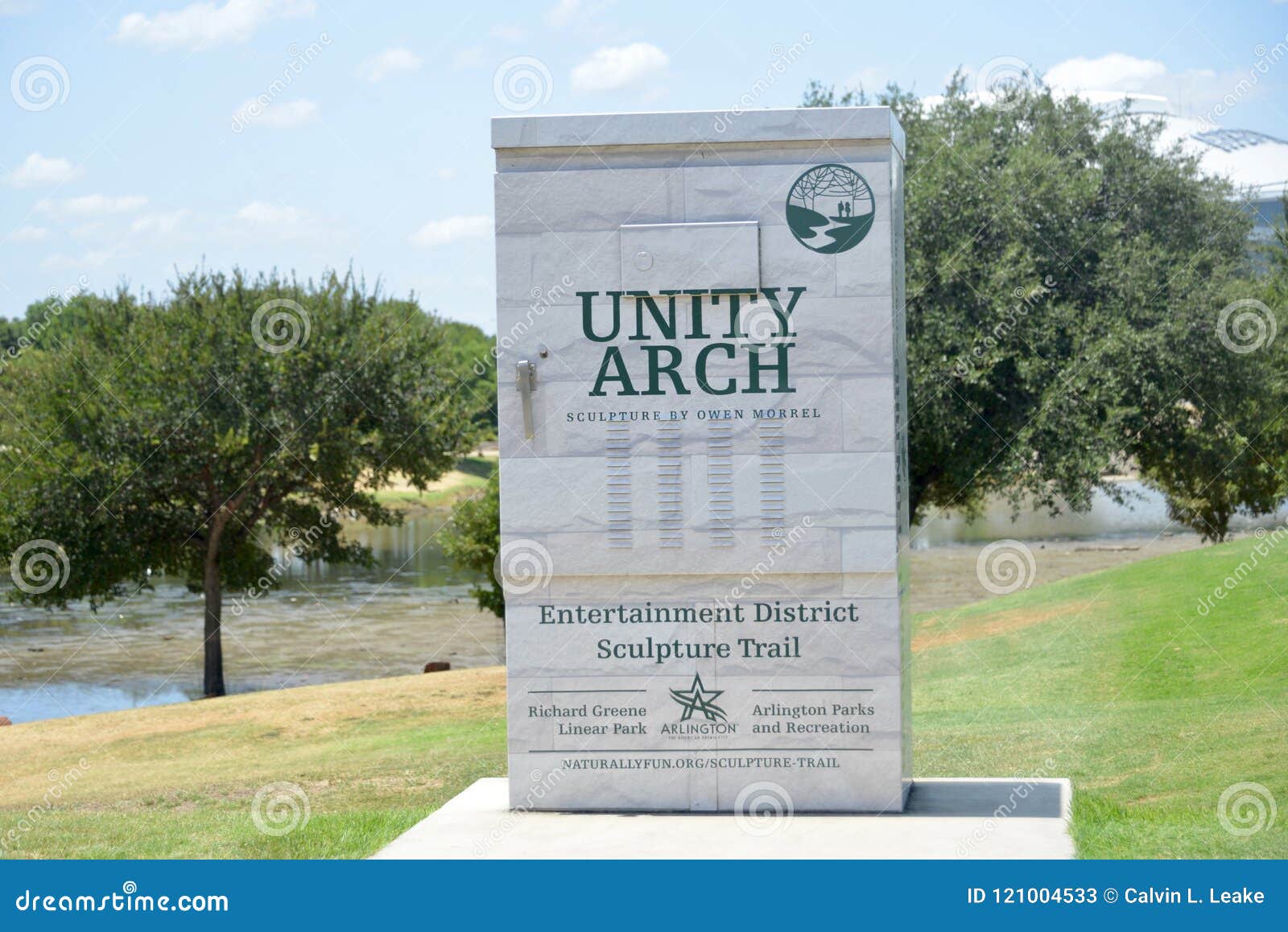 Unity Arch Sculpture Trail, Arlington, Texas Editorial Stock Photo ... Unity Arch Sculpture Trail, Arlington, Texas Editorial Stock Photo ...