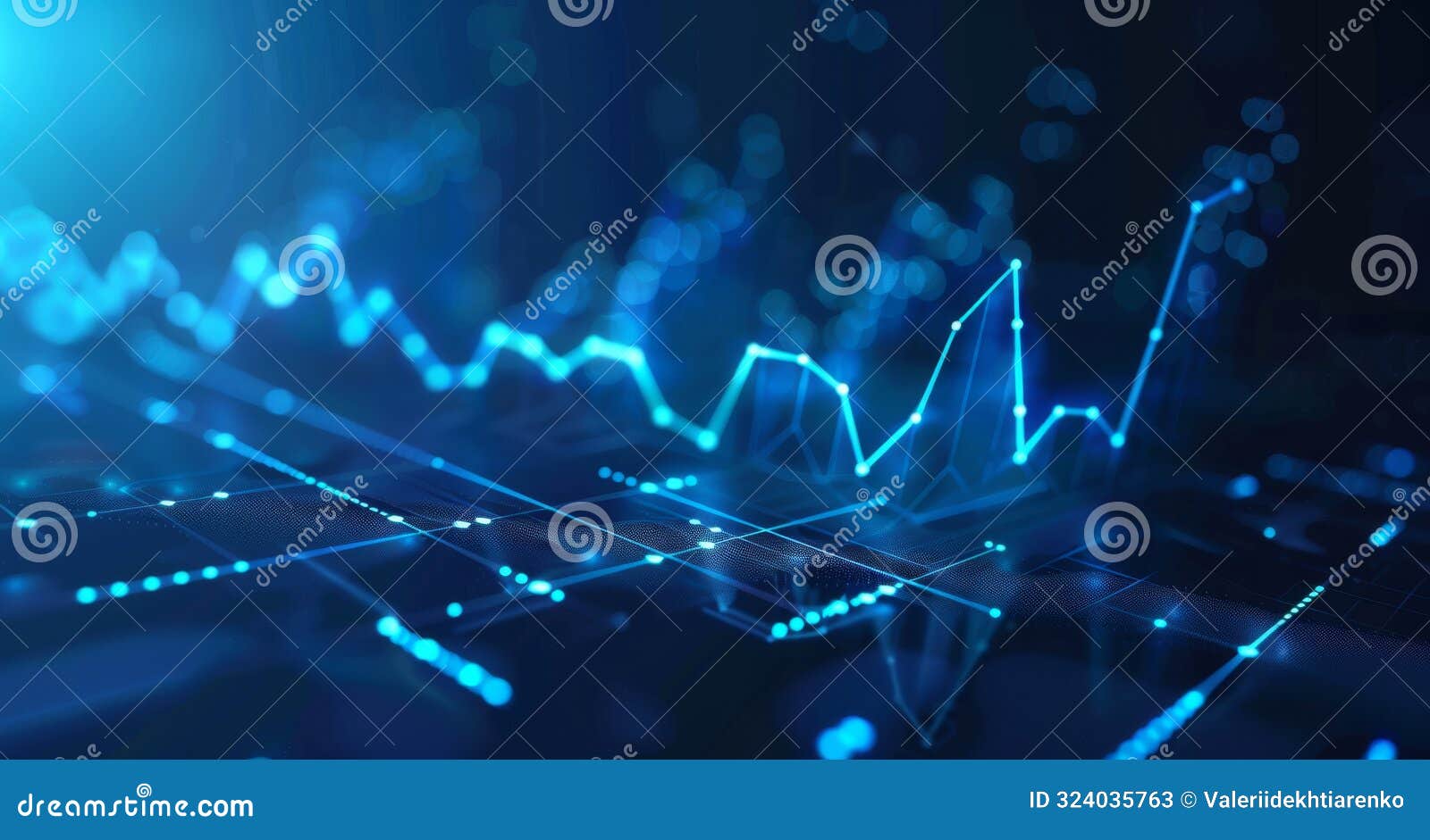 Entertainment Event with Visual Effect Lighting on a Midnight Blue ...