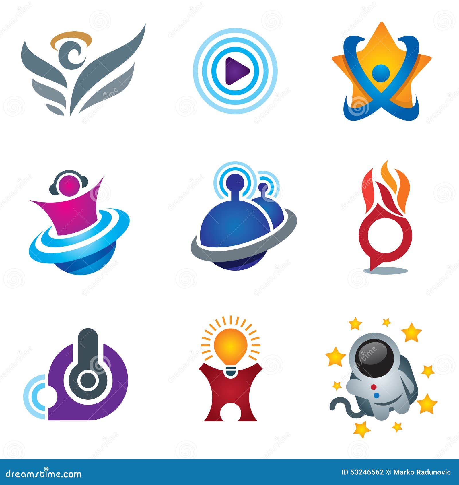 Entertainment and Fun Symbol of Exploring Happiness Study Logo for ...
