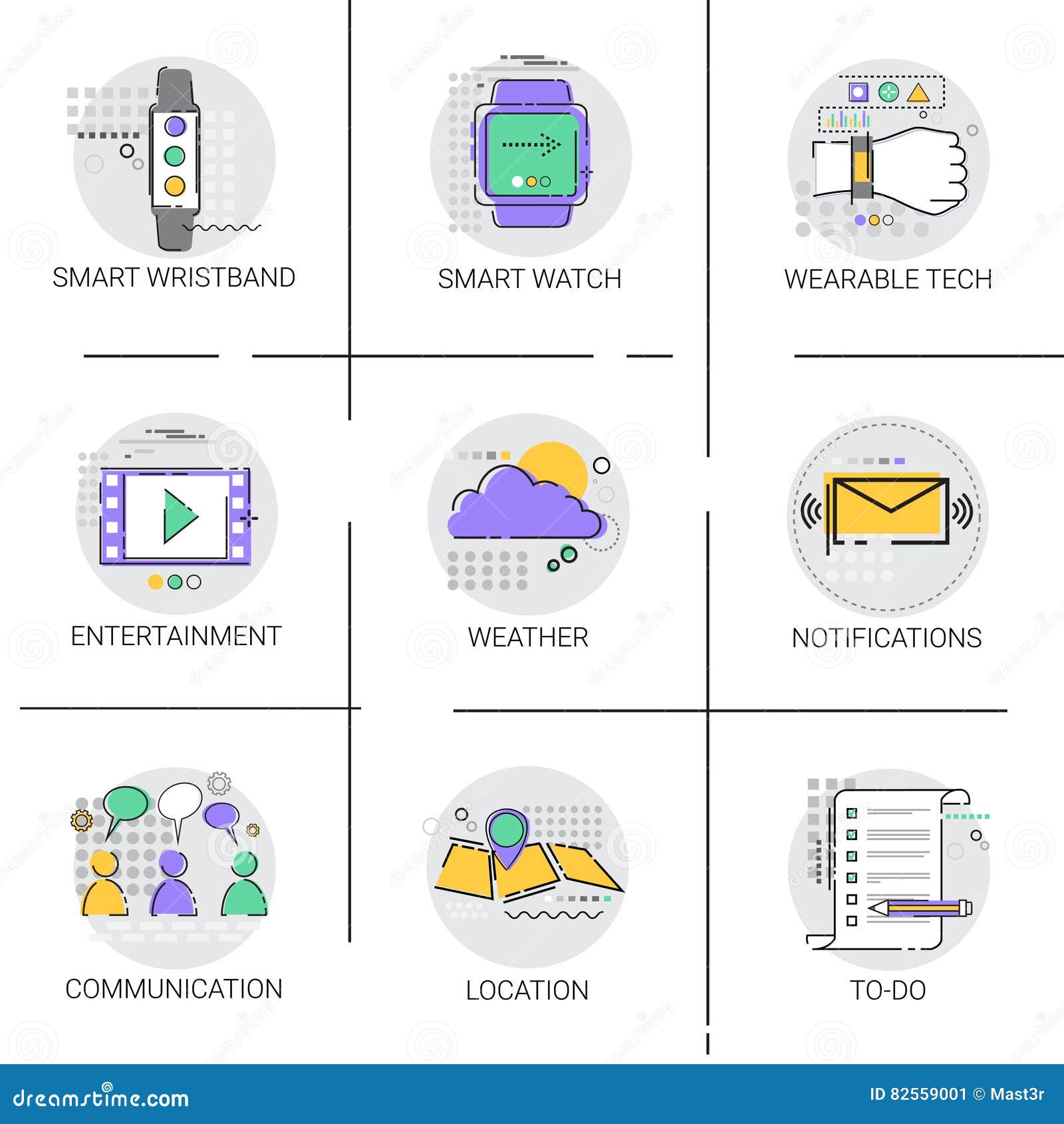 Entertainment Media Application Communication Network Modern Smart ...