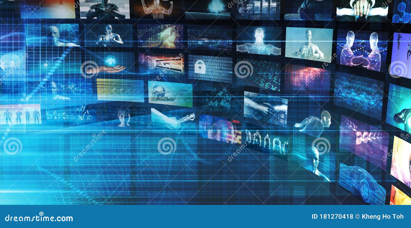 Entertainment Technology stock illustration. Illustration of business ...