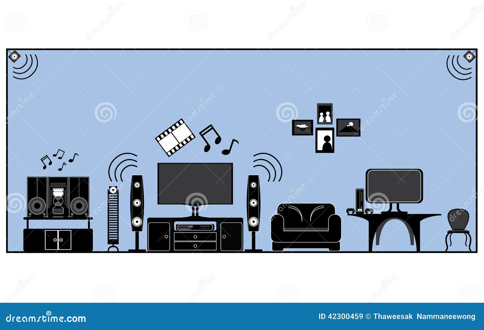 Entertainment Zone stock vector. Illustration of entertainment - 42300459