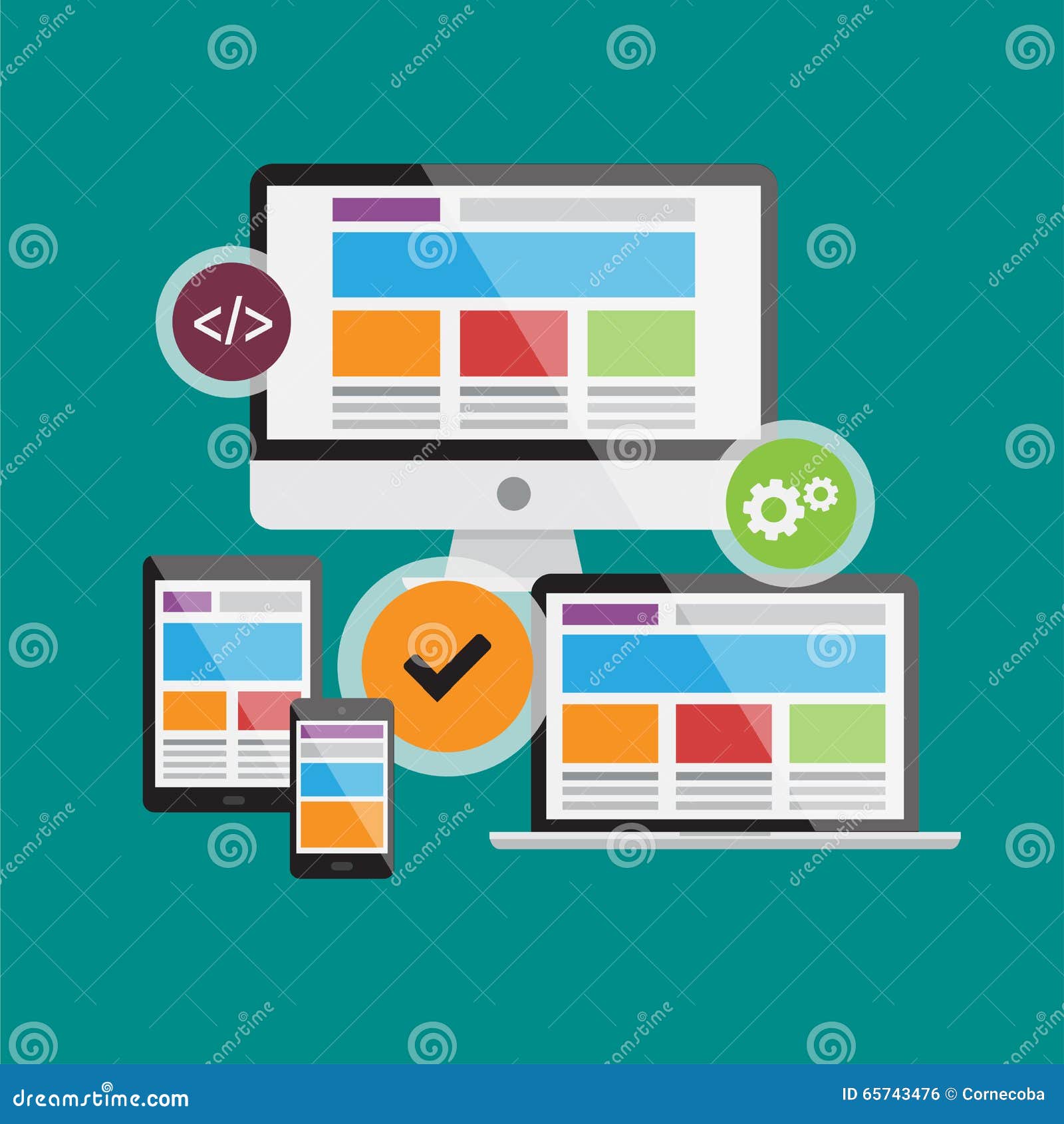 Entgegenkommendes Netz Design6 Vektor Abbildung - Illustration von ...