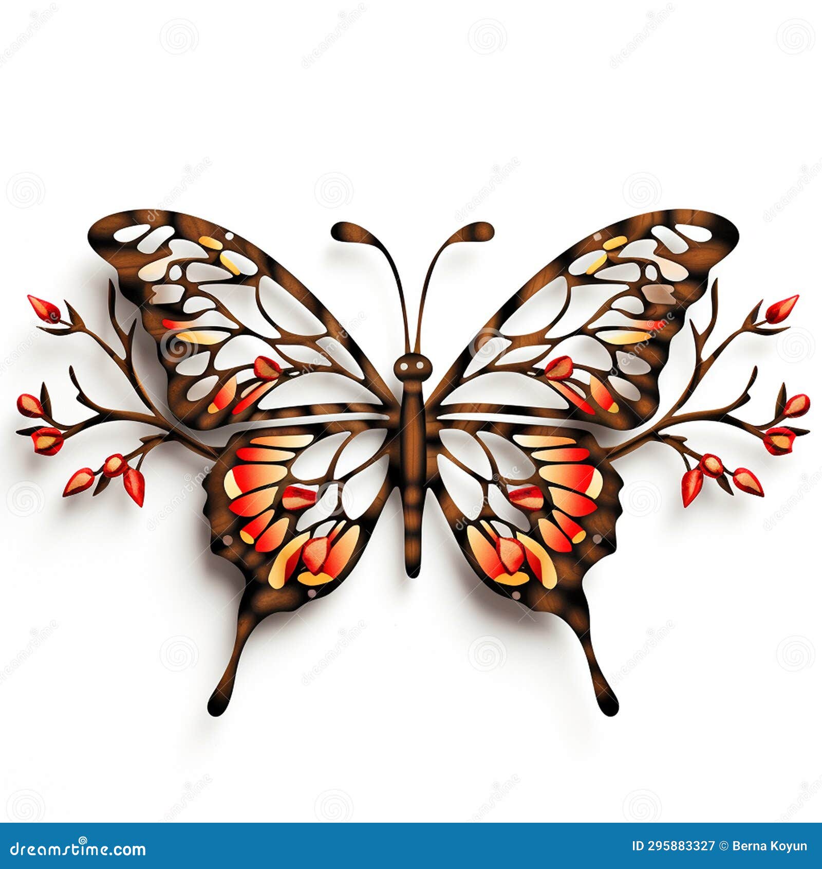 Enthralling Butterfly Collection Ethereal Flight Stock Illustration ...