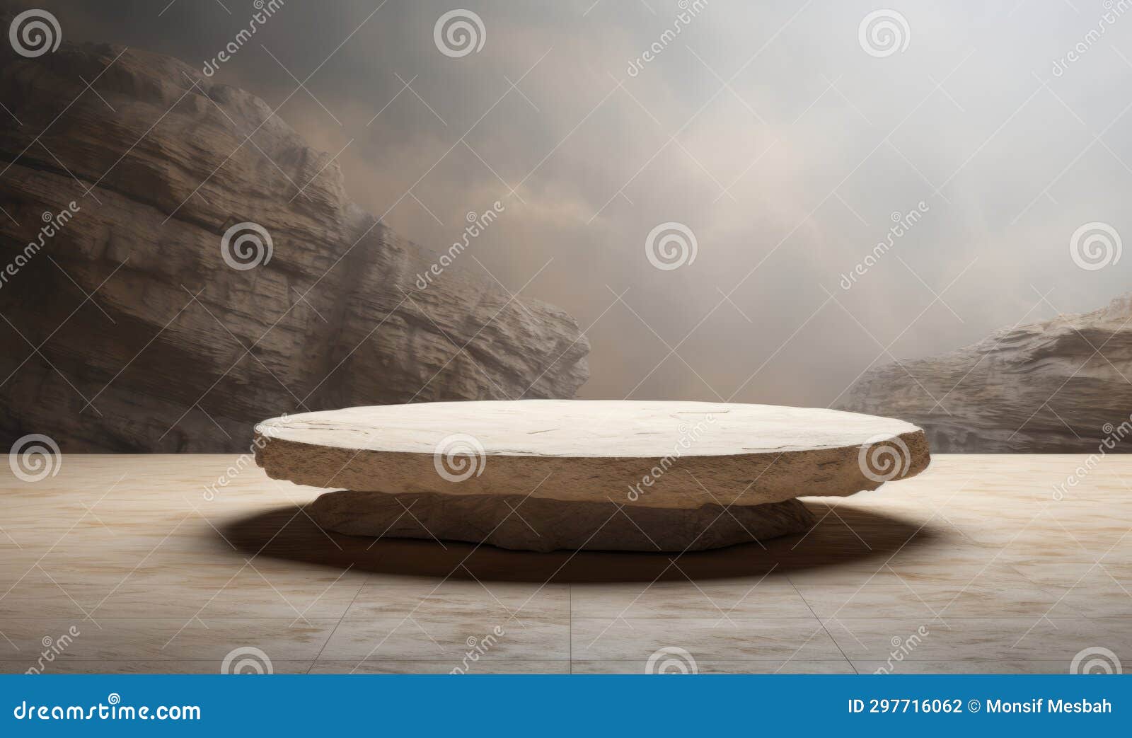 Enthralling Glimpse of a Mystical Round Stone Table in an Untouched ...