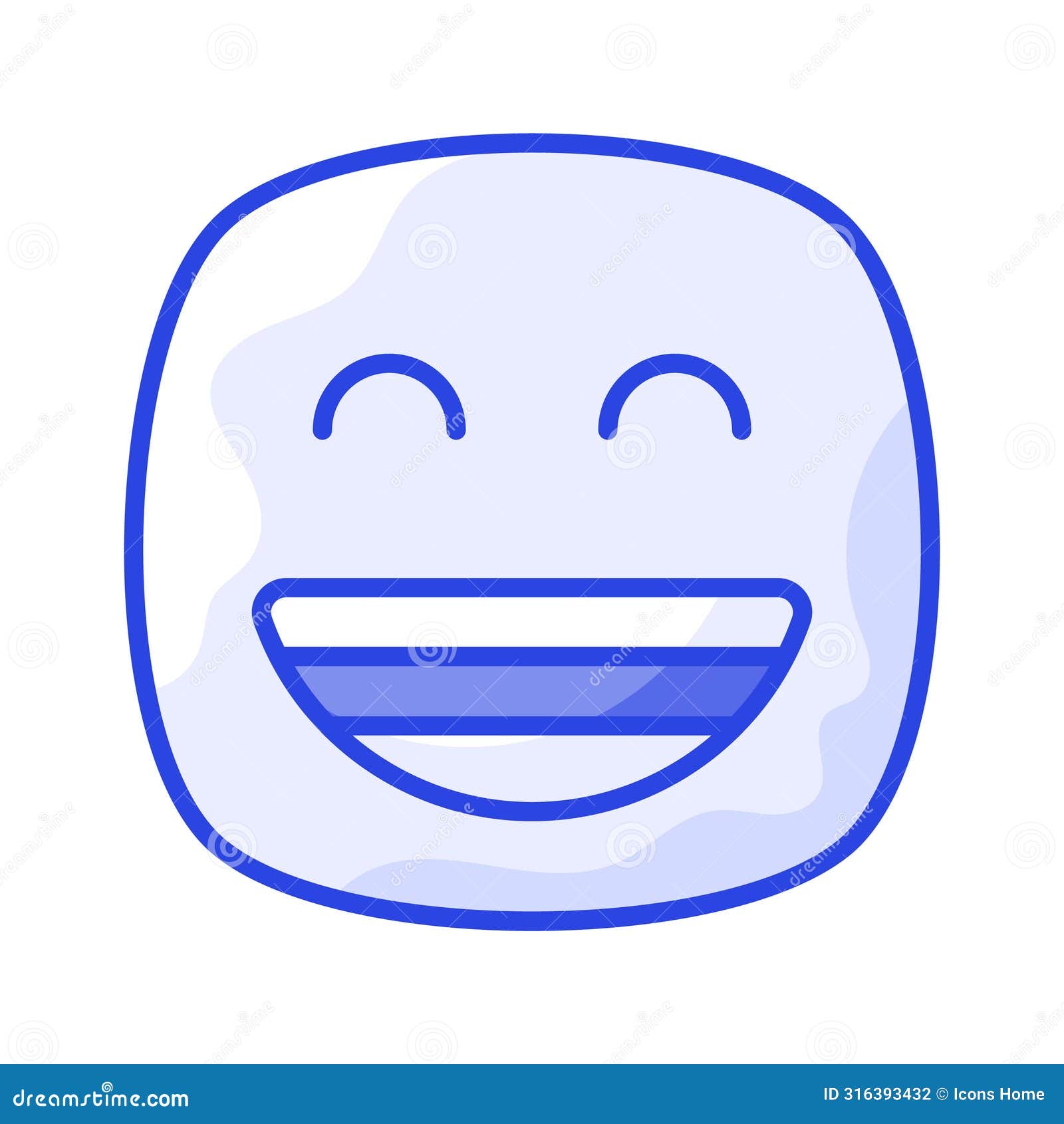 Enthusiastic Emoji Icon, Happy Face Vector Design | CartoonDealer.com ...