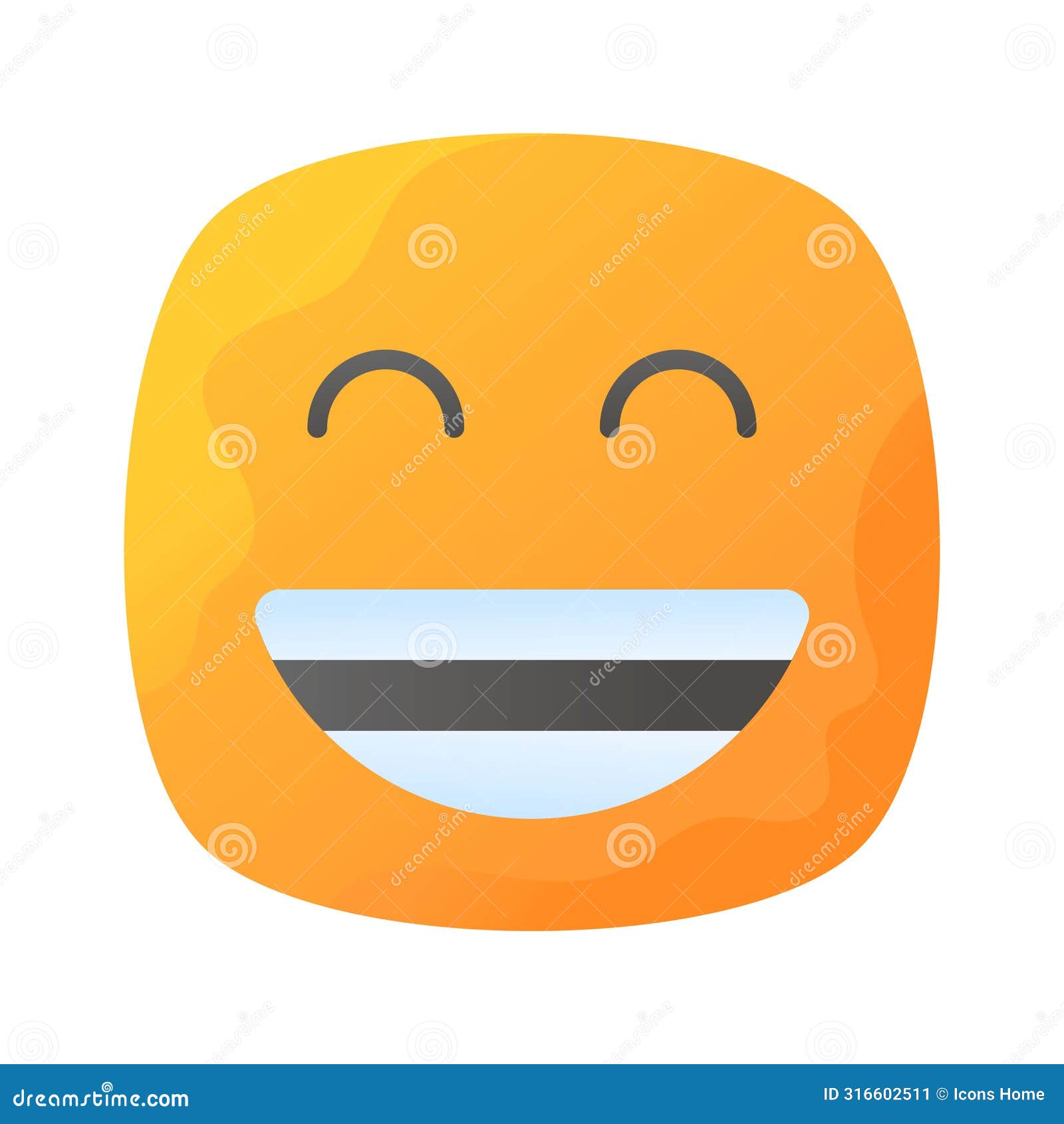 Enthusiastic Emoji Icon, Happy Face Vector Design | CartoonDealer.com ...
