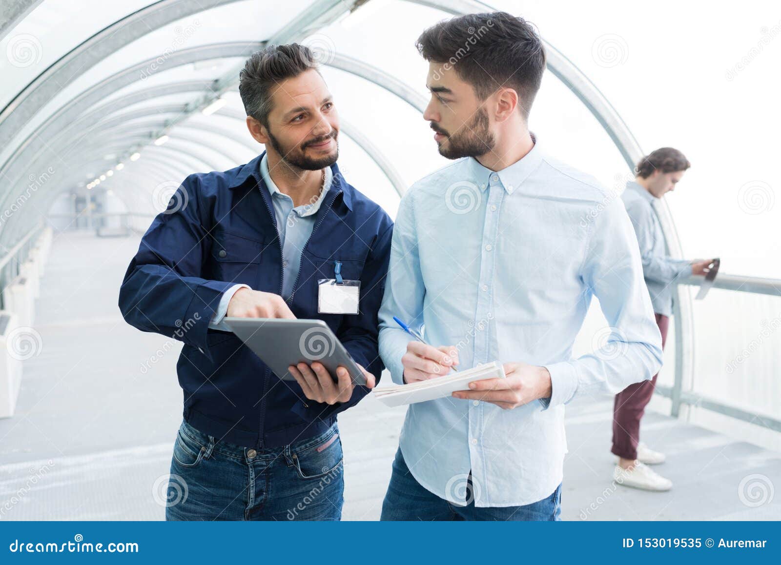 Enthusiastic Engineers Work Together at Construction Project Stock Image - Image of businessman ...