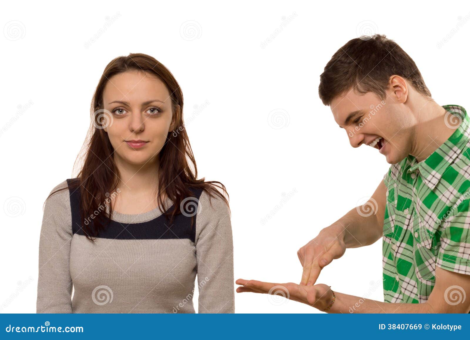 Enthusiastic Young Man Explaining To His Friend Stock Image - Image of ...