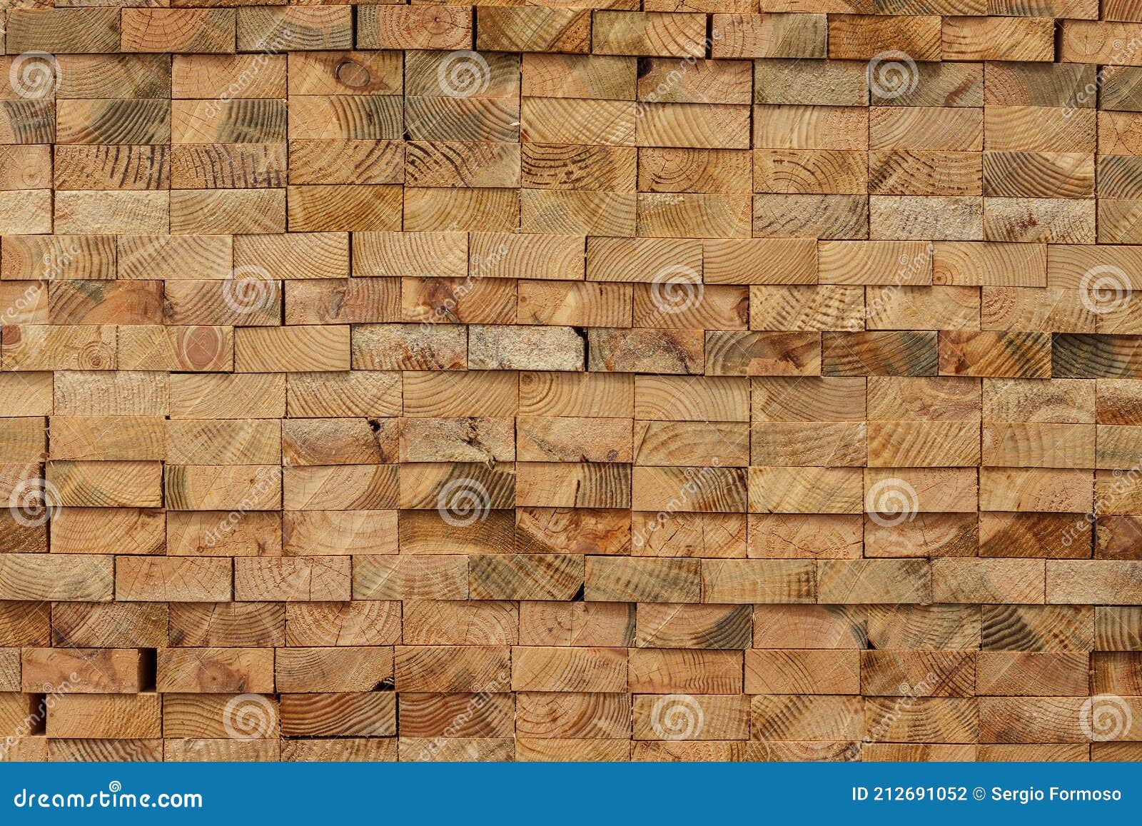 Wood Slats Pilled Wallpaper, Rectangular Shape Royalty-Free Stock Image ...