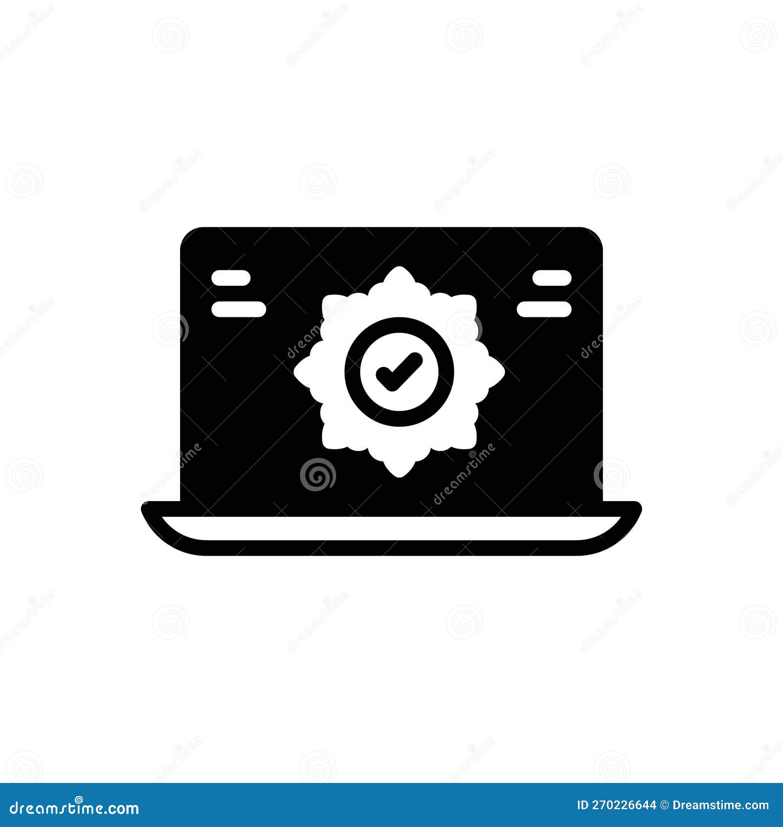 Black Solid Icon for Entire, Total and Complete Stock Illustration ...