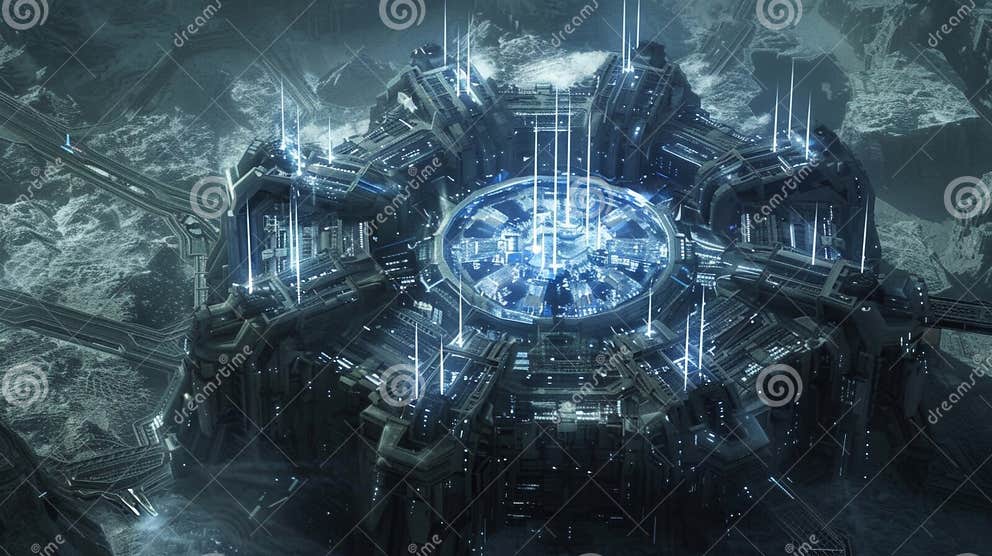 The Entire Structure is Surrounded by Shield Generators Protecting it ...