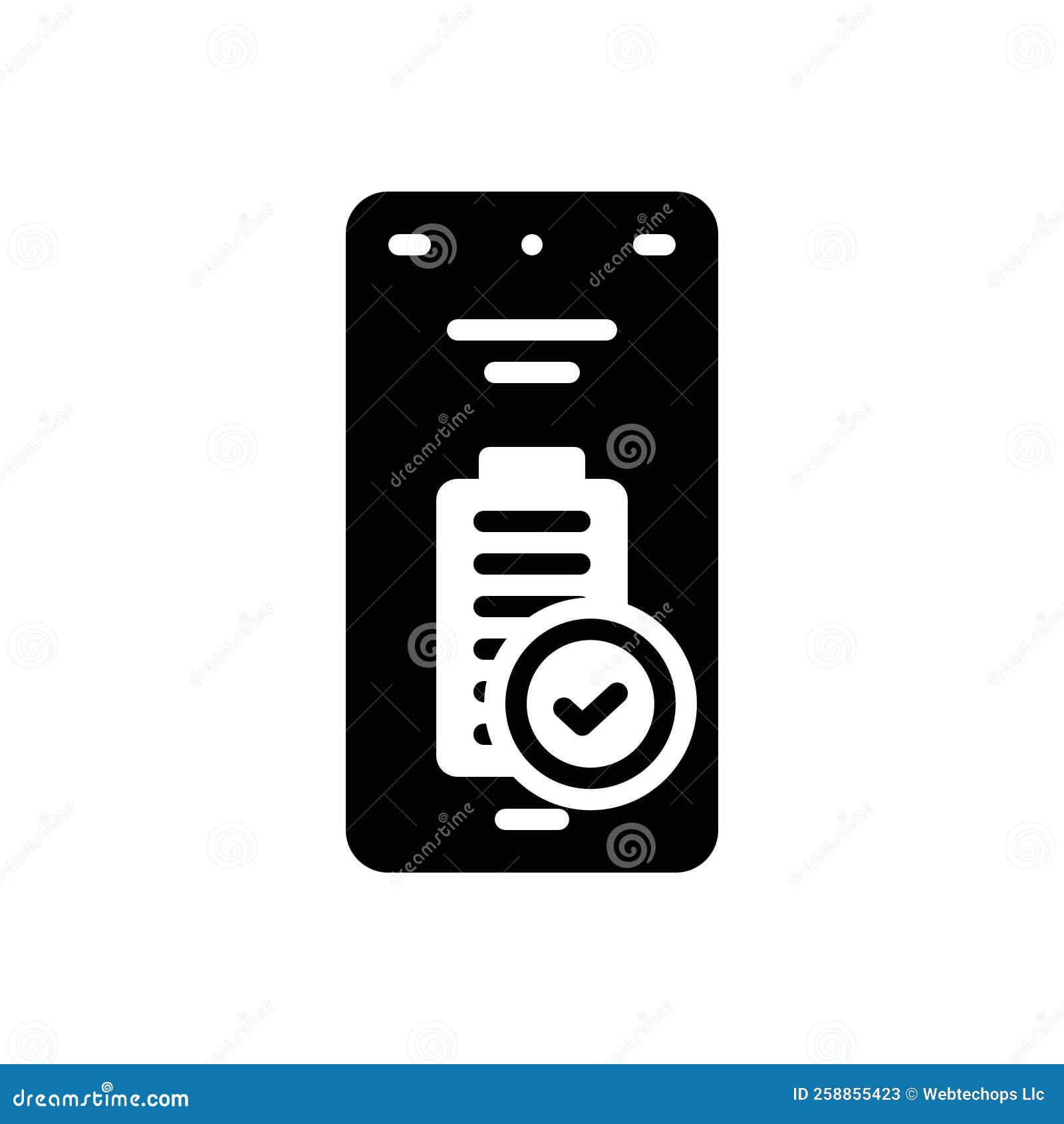 Black Solid Icon for Entirely, Completely and Totally Stock Vector ...