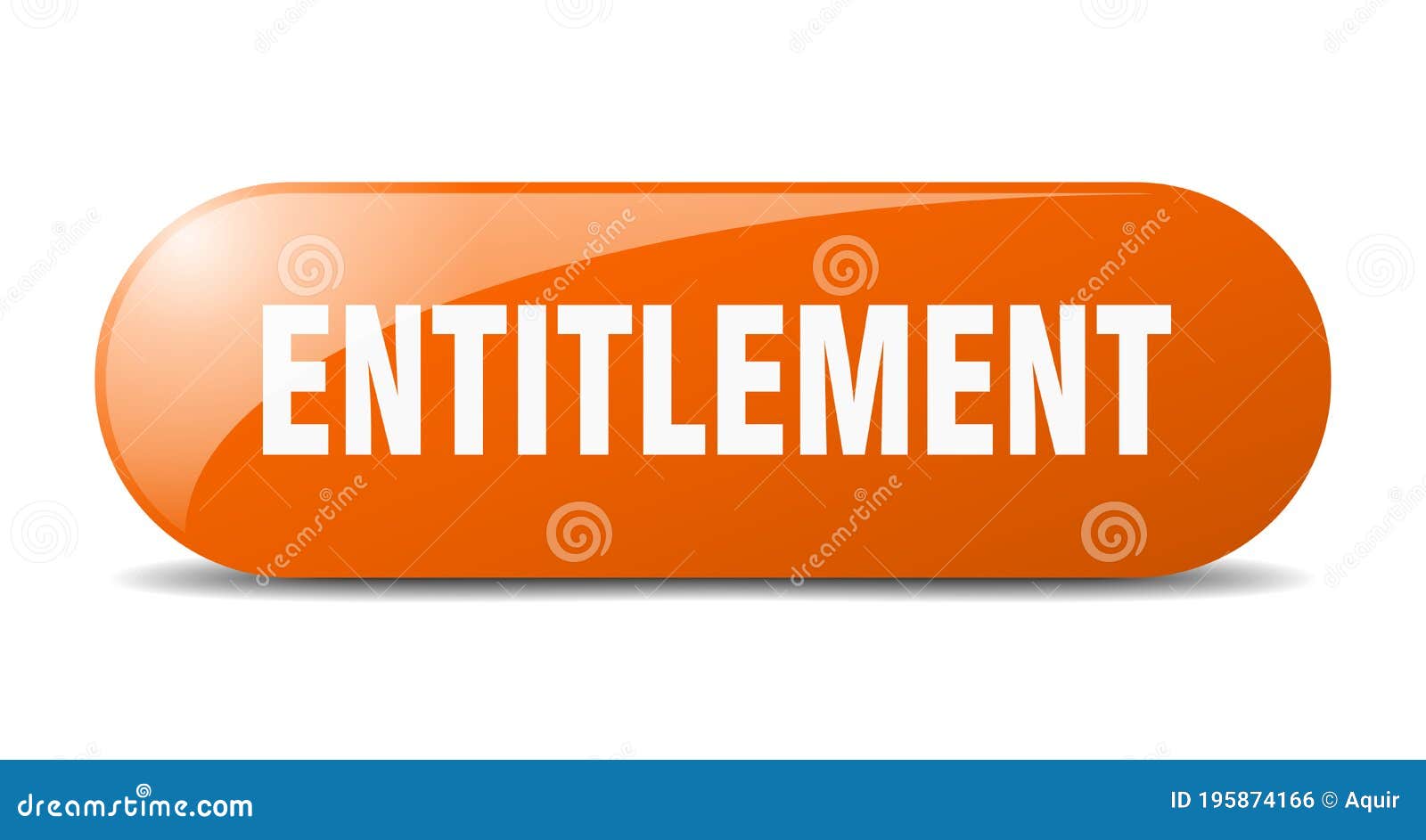 Entitlement Button. Entitlement Sign. Key. Push Button Stock Vector ...