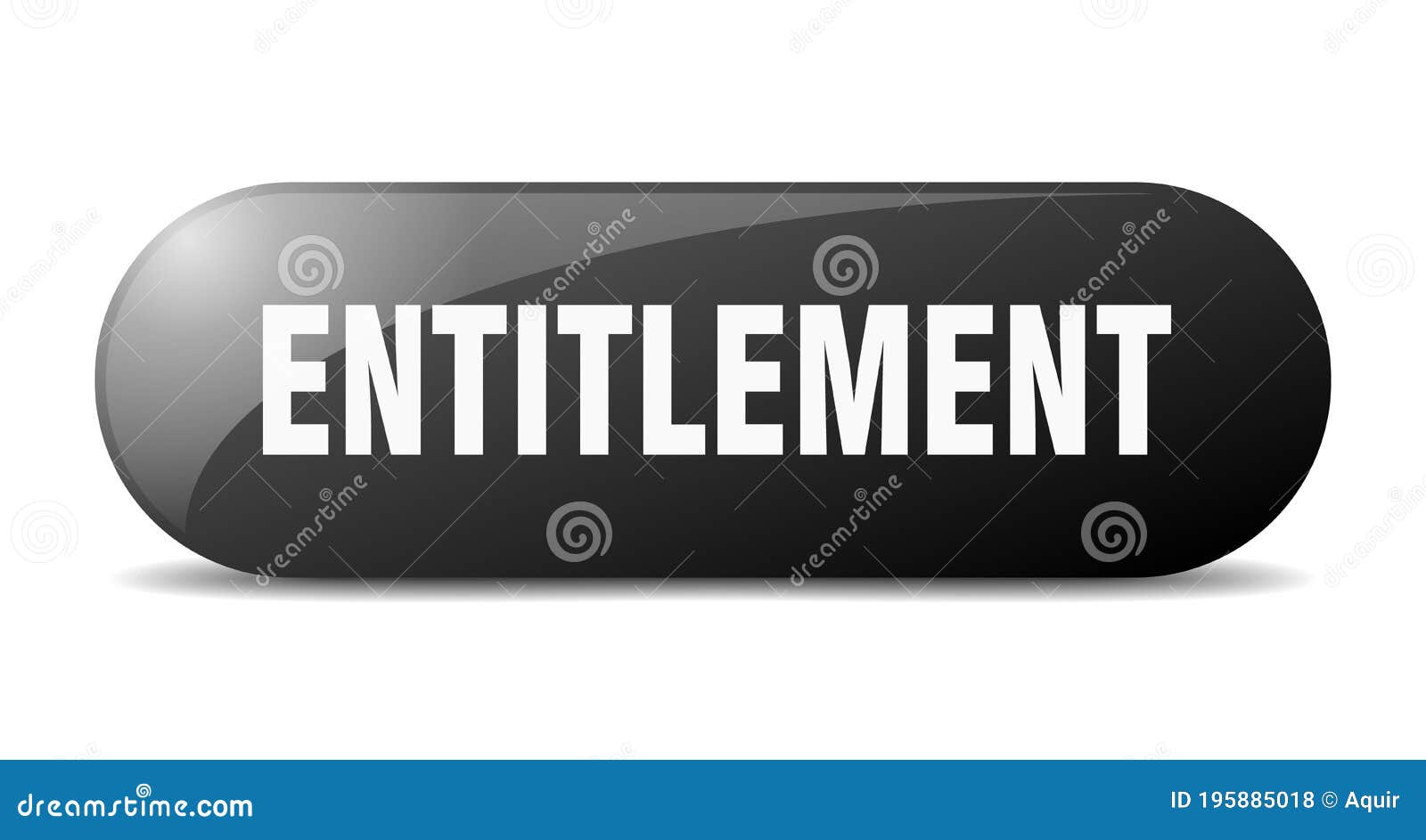 Entitlement Button. Entitlement Sign. Key. Push Button Stock Vector ...