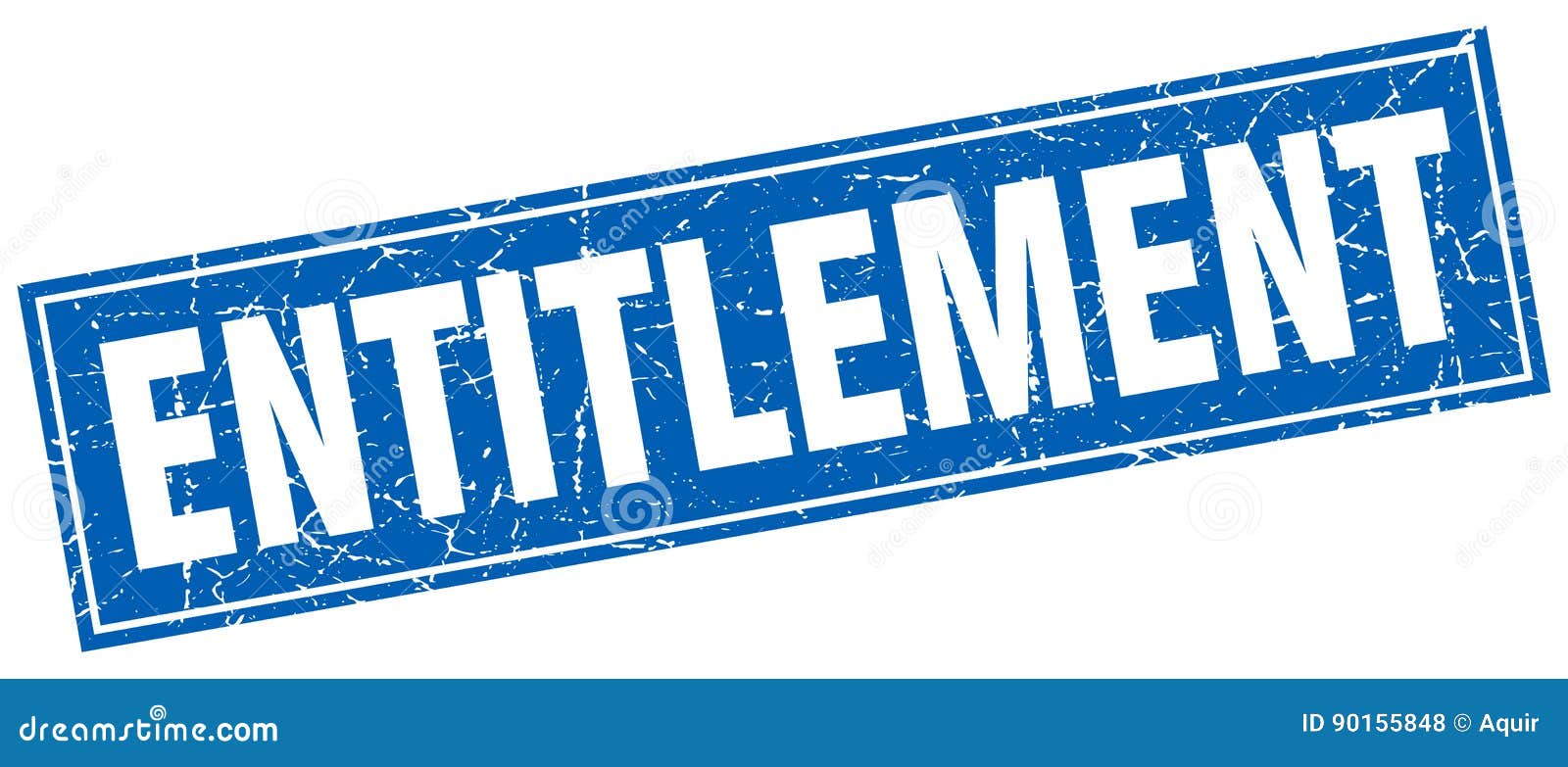 Entitlement square stamp stock vector. Illustration of white - 90155848