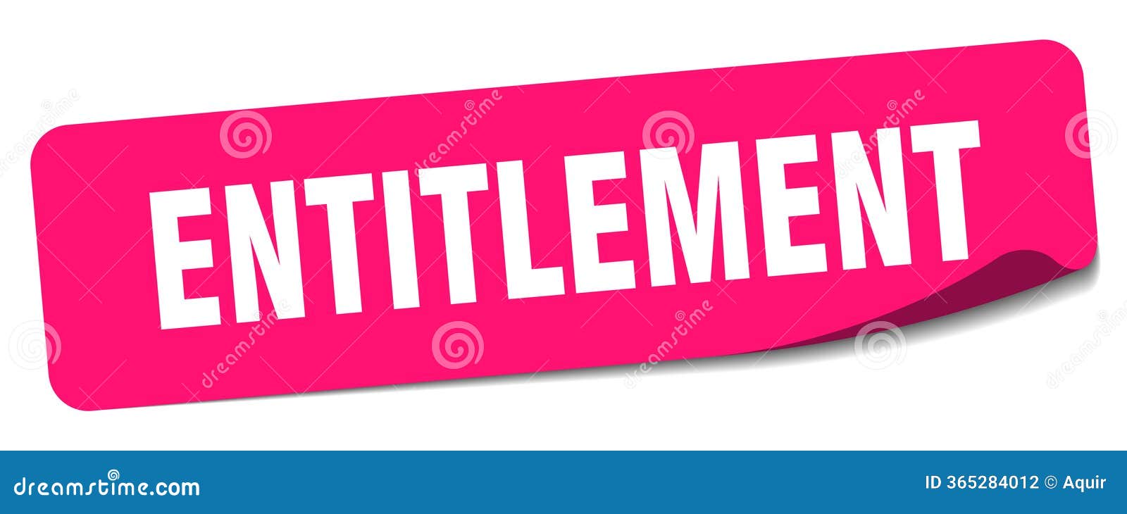 Entitlement Rectangular Sign. Entitlement Stamp Vector Illustration ...