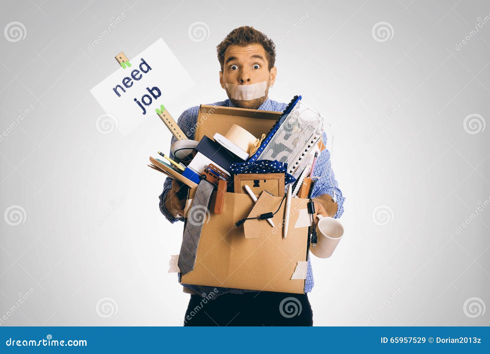 Entlassene Arbeitskraft stockbild. Bild von arbeitslose - 65957529