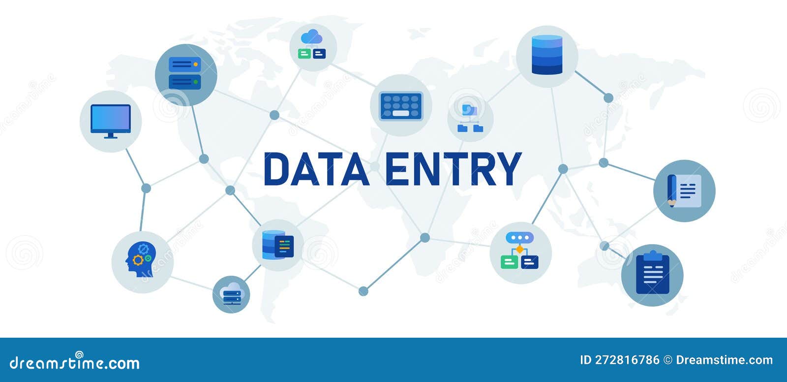 Entrada De Datos Texto De Entrada De Trabajo En El Icono De Teclado De La Base De Datos ...