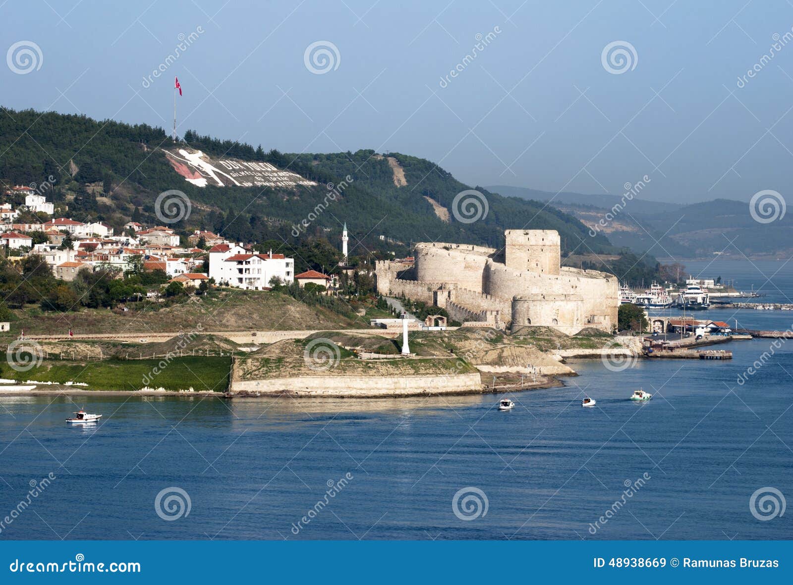 Entrada de los Dardanelos imagen de archivo. Imagen de defensa - 48938669