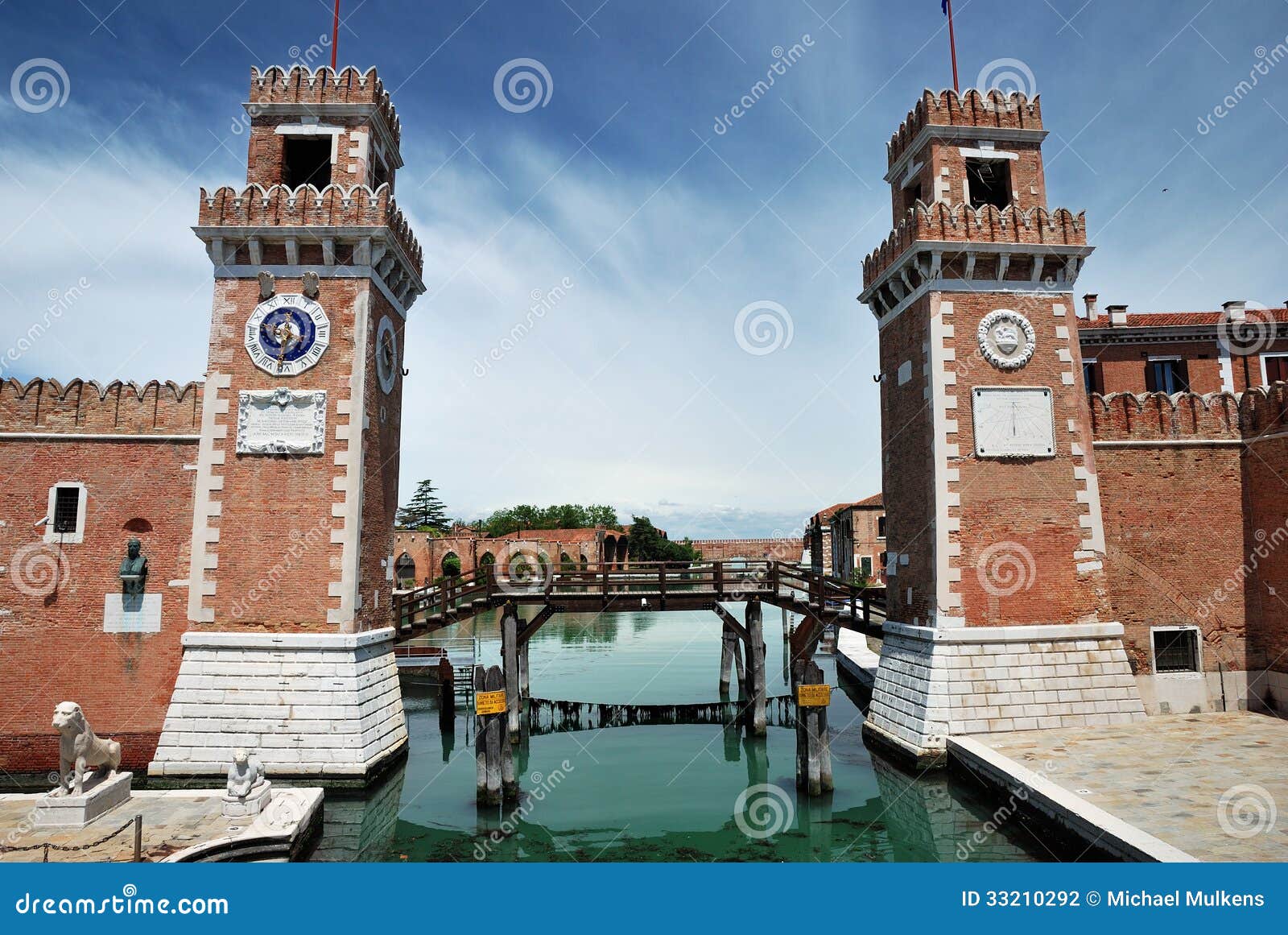 Entrada Do Arsenal, Veneza, Itália Foto de Stock - Imagem de feriado ...