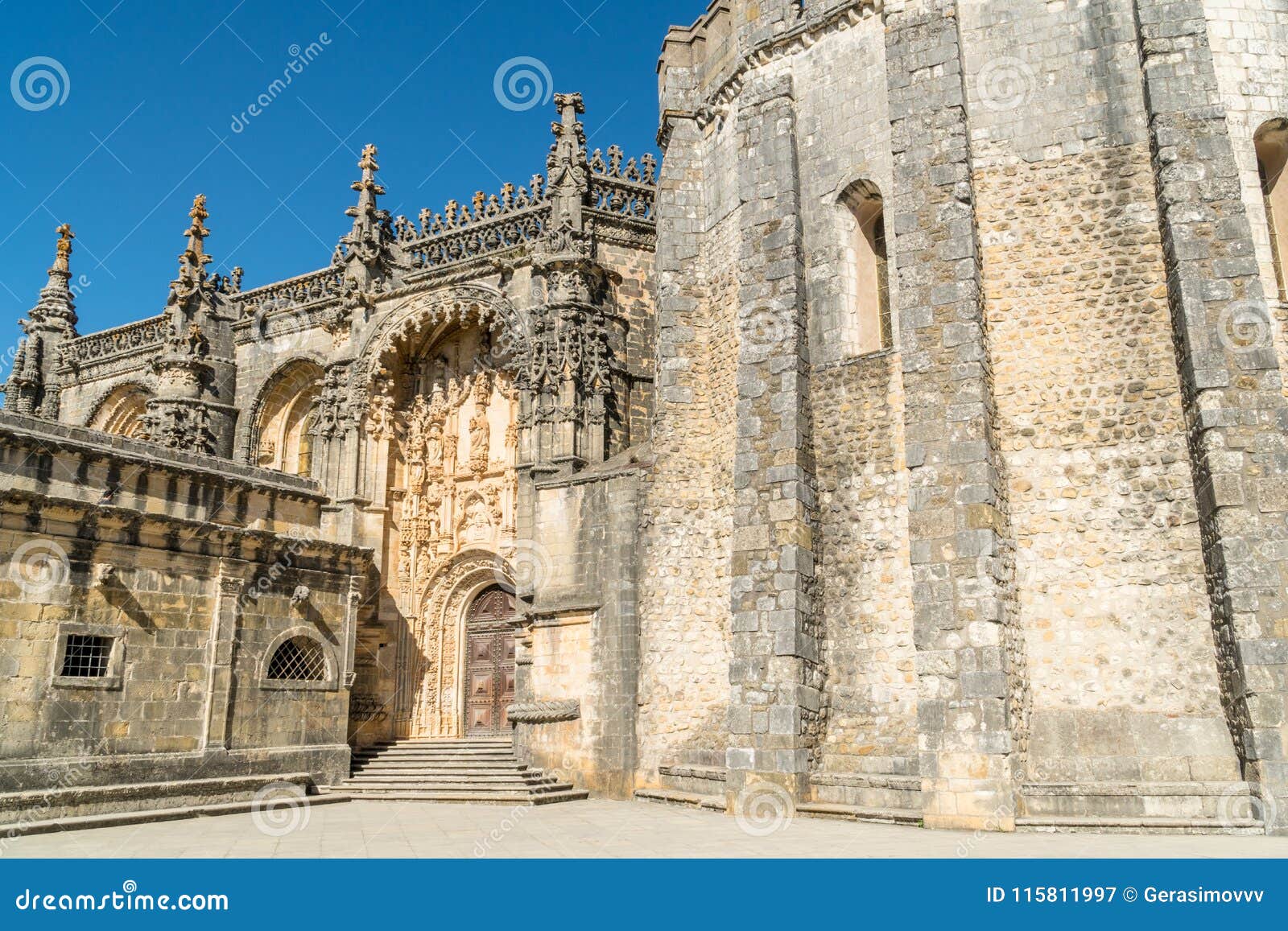 Entrada No Convento De Cristo Convento De Cristo Tomar, P Imagem de ...
