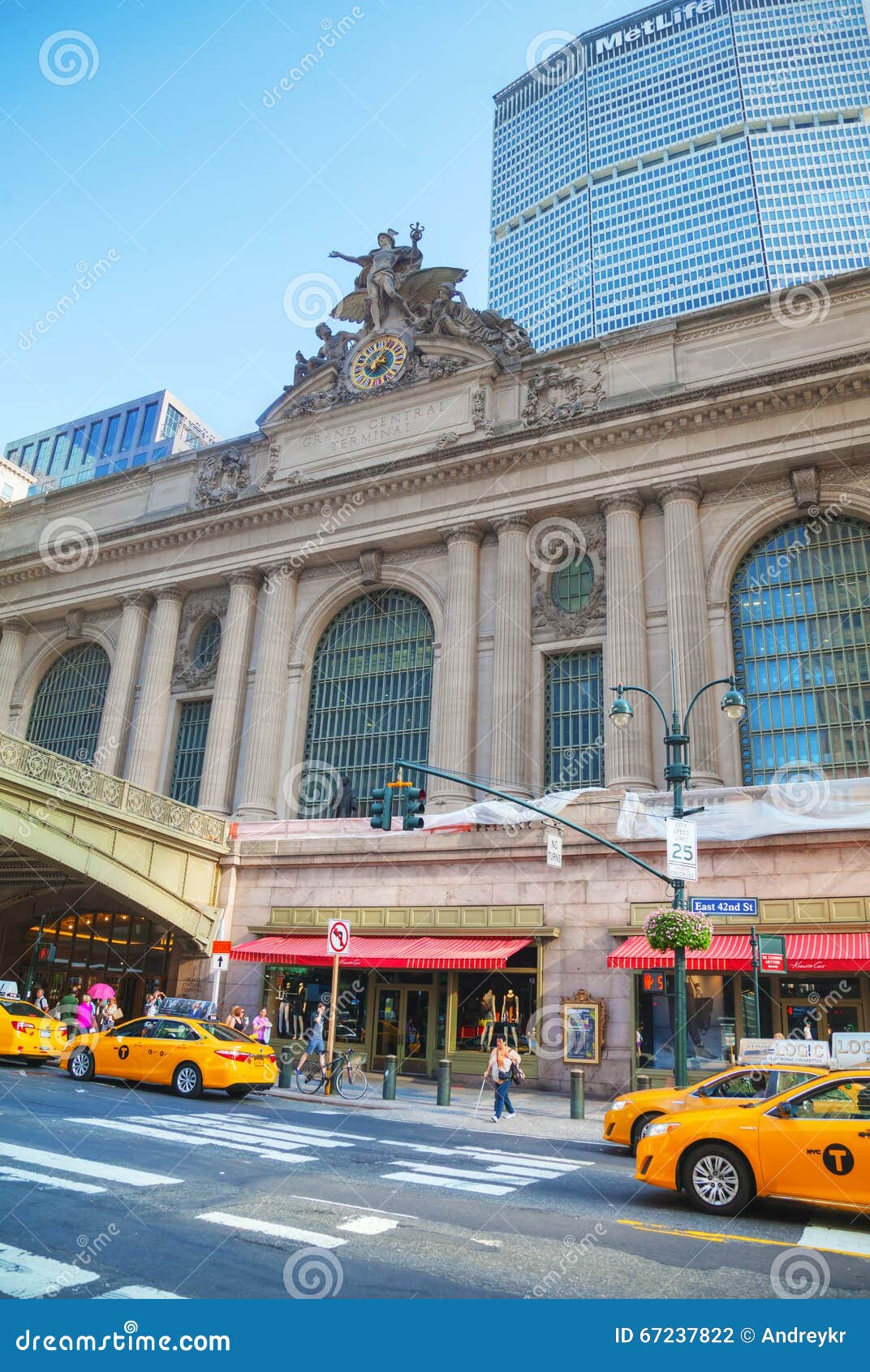 Entrada Terminal De Grand Central Vieja Fotografía editorial - Imagen ...