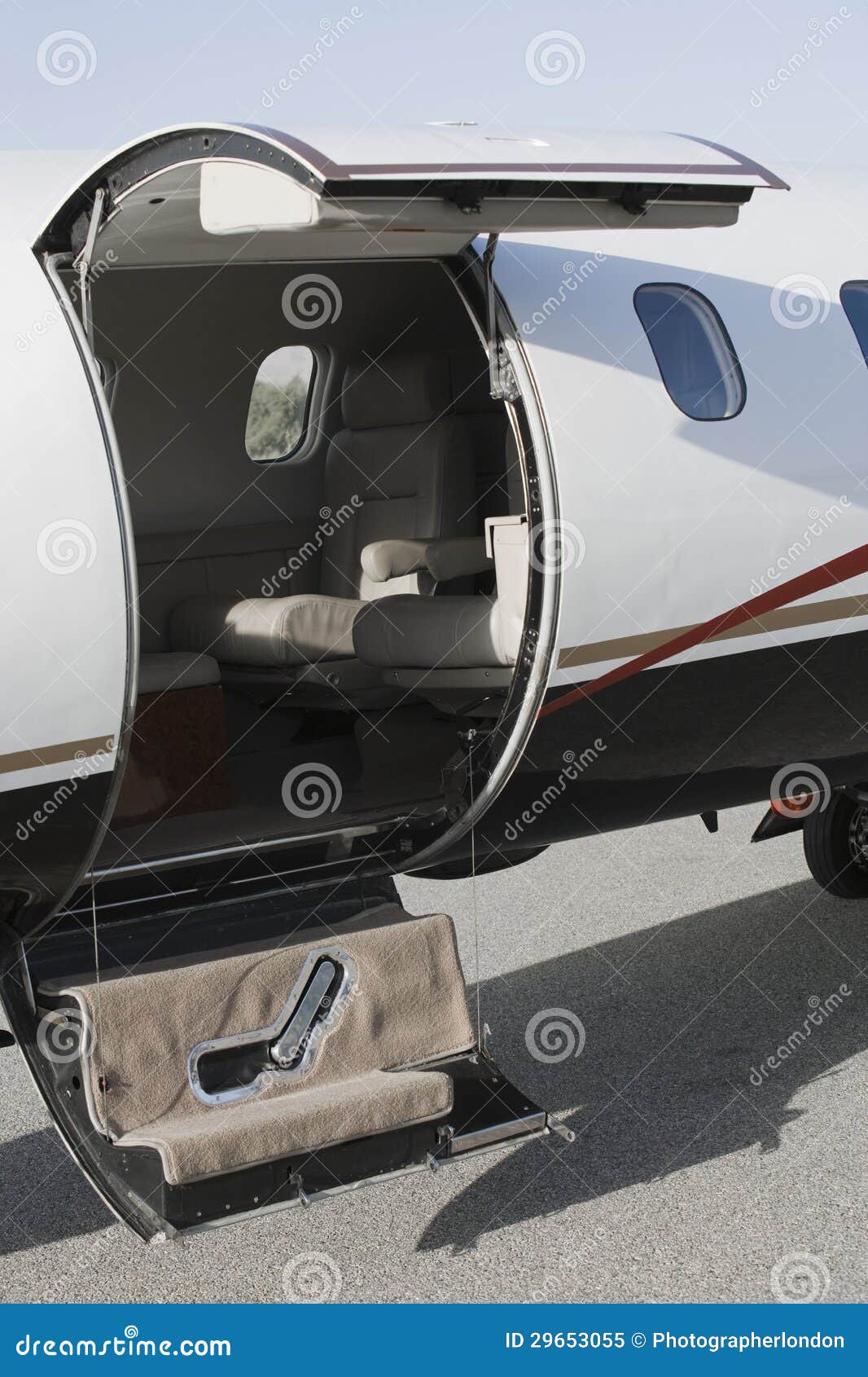 Entrance of Airplane stock image. Image of flight, corporate - 29653055