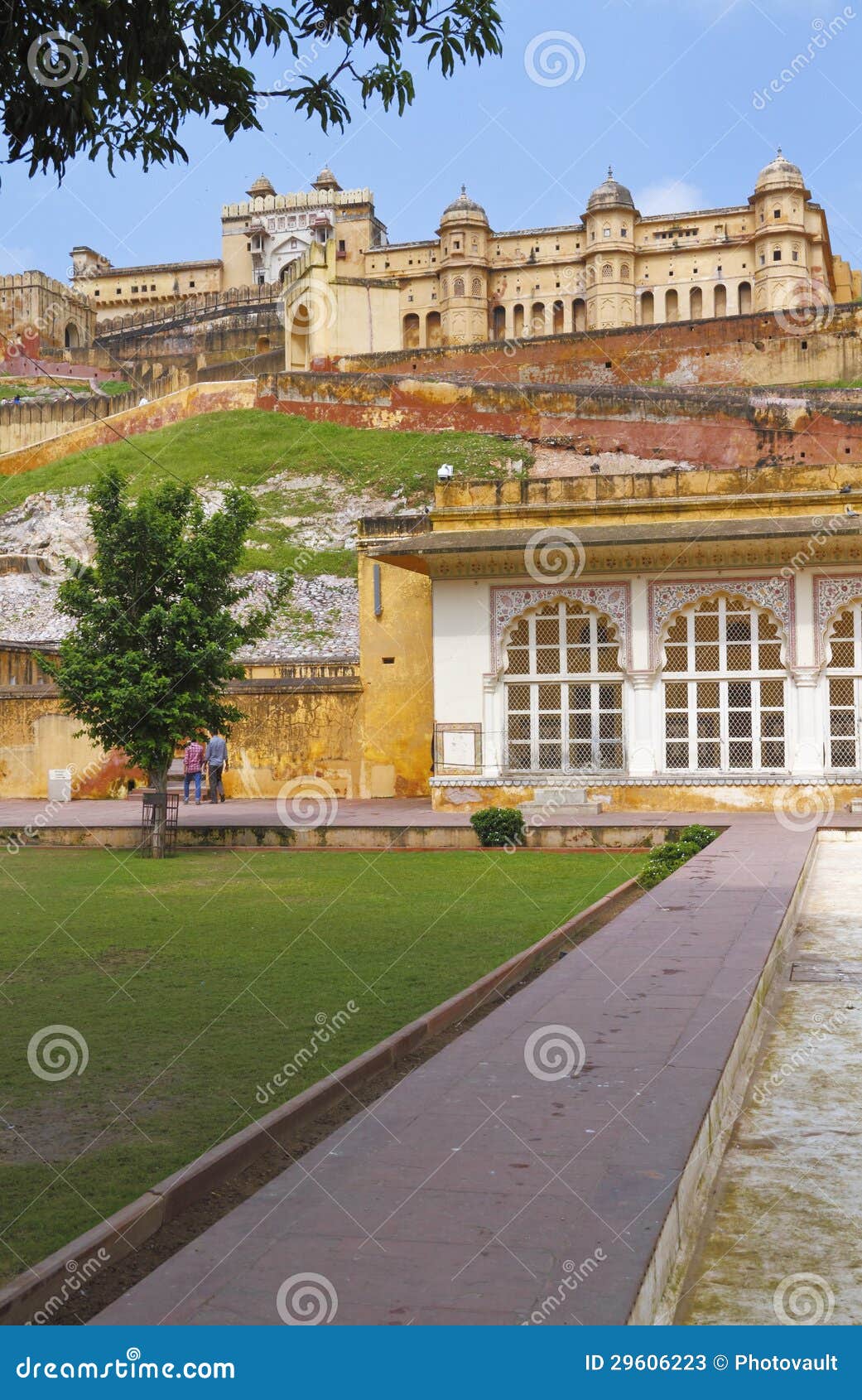 Entrance of Amber Fort stock image. Image of entrance - 29606223