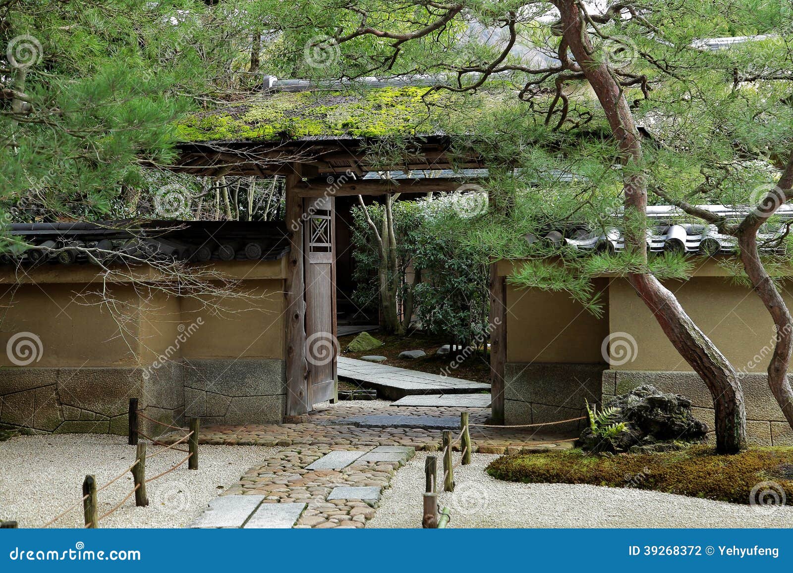 Entrance of Ancient Japanese House Stock Photo - Image of residential ...