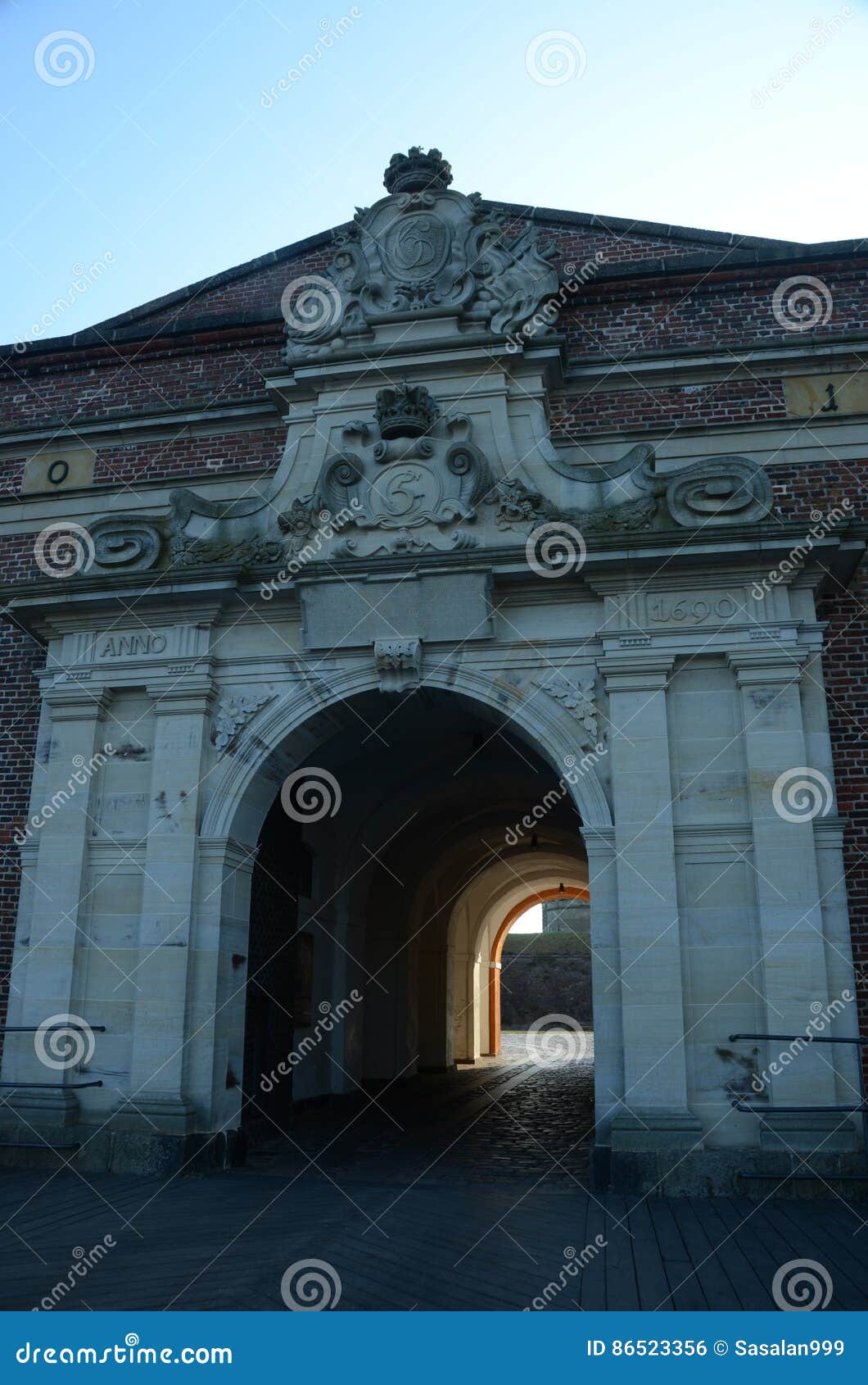 Entrance Arch stock photo. Image of entrance, exterior - 86523356