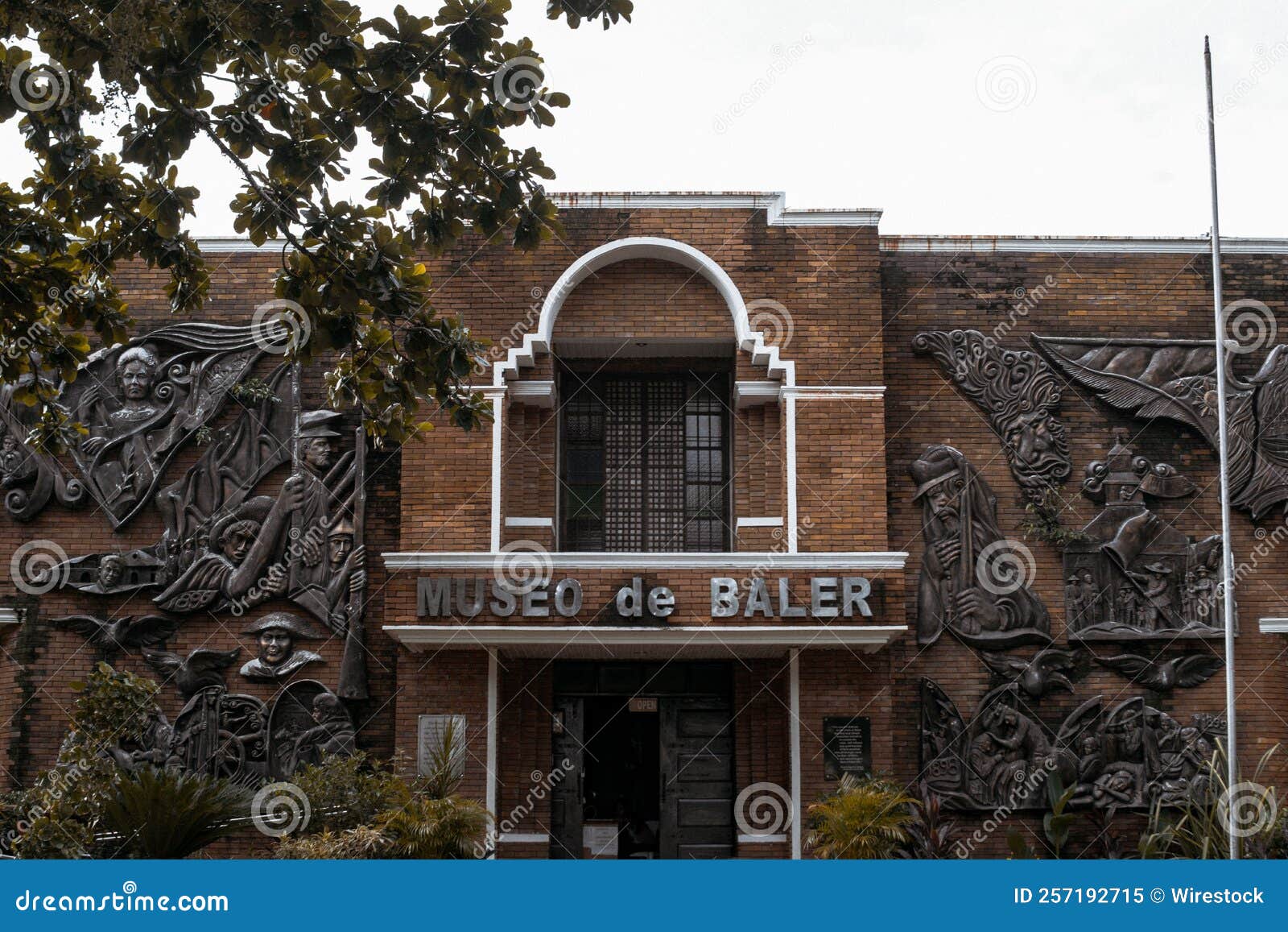 Entrance of the Baler Museum Editorial Image - Image of ancient, stone ...