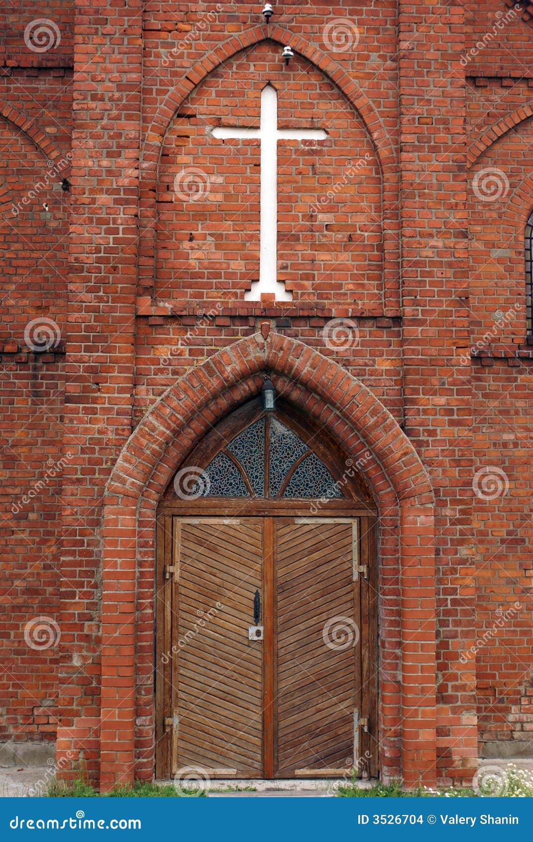 The Red-brick Church In The Cente Of Kotka Finland Was Built In The Neo ...